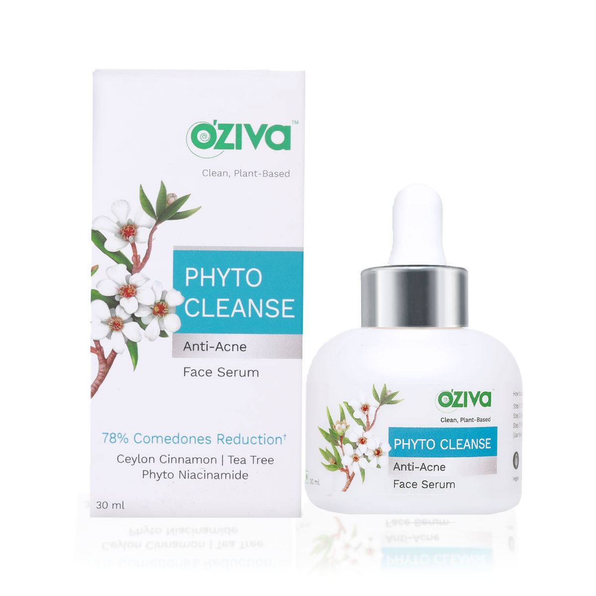 OZiva Phyto Cleanse Anti-Acne Face Serum, 30 ml Price, Uses, Side ...