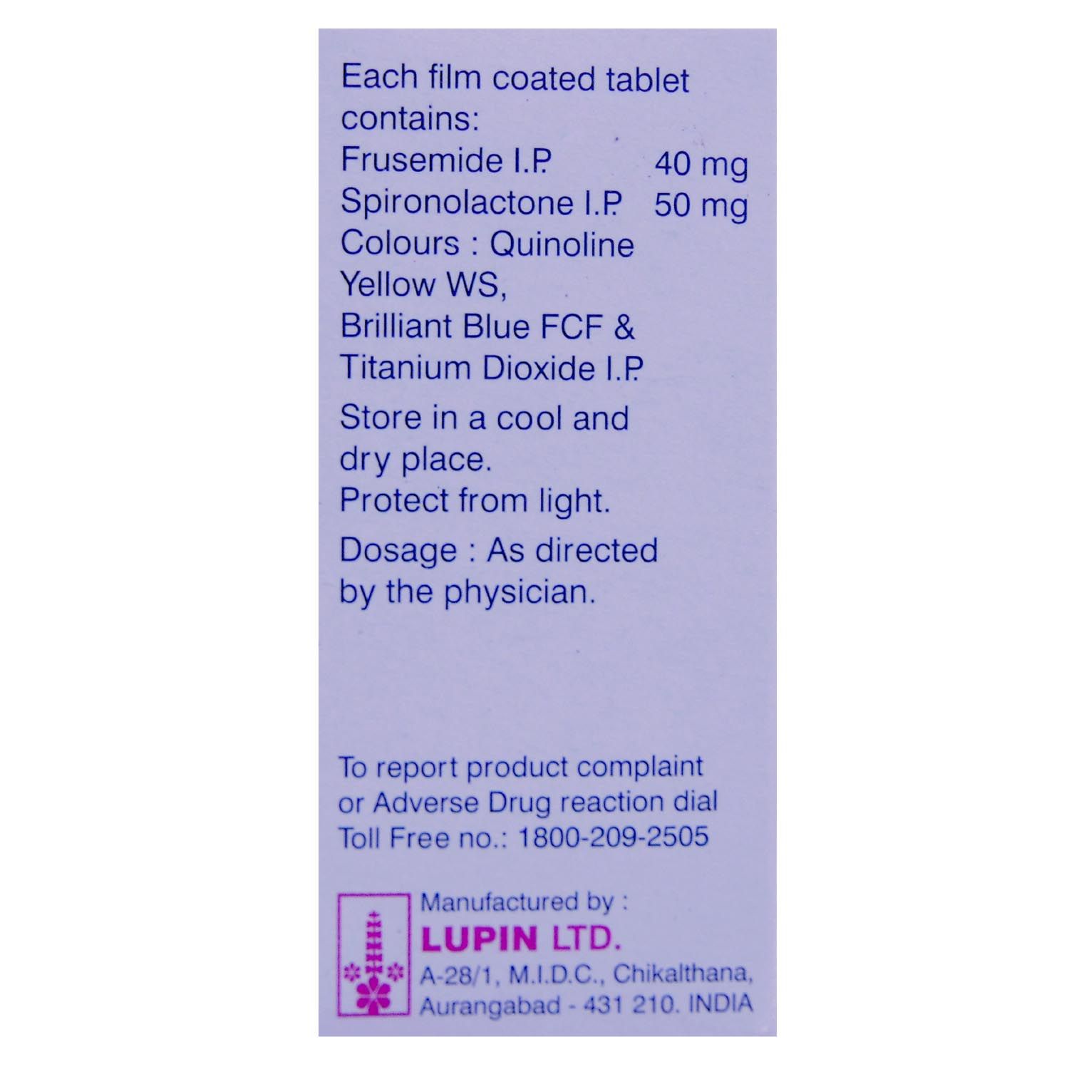 Fruselac DS Tablet 10's Price, Uses, Side Effects, Composition - Apollo ...