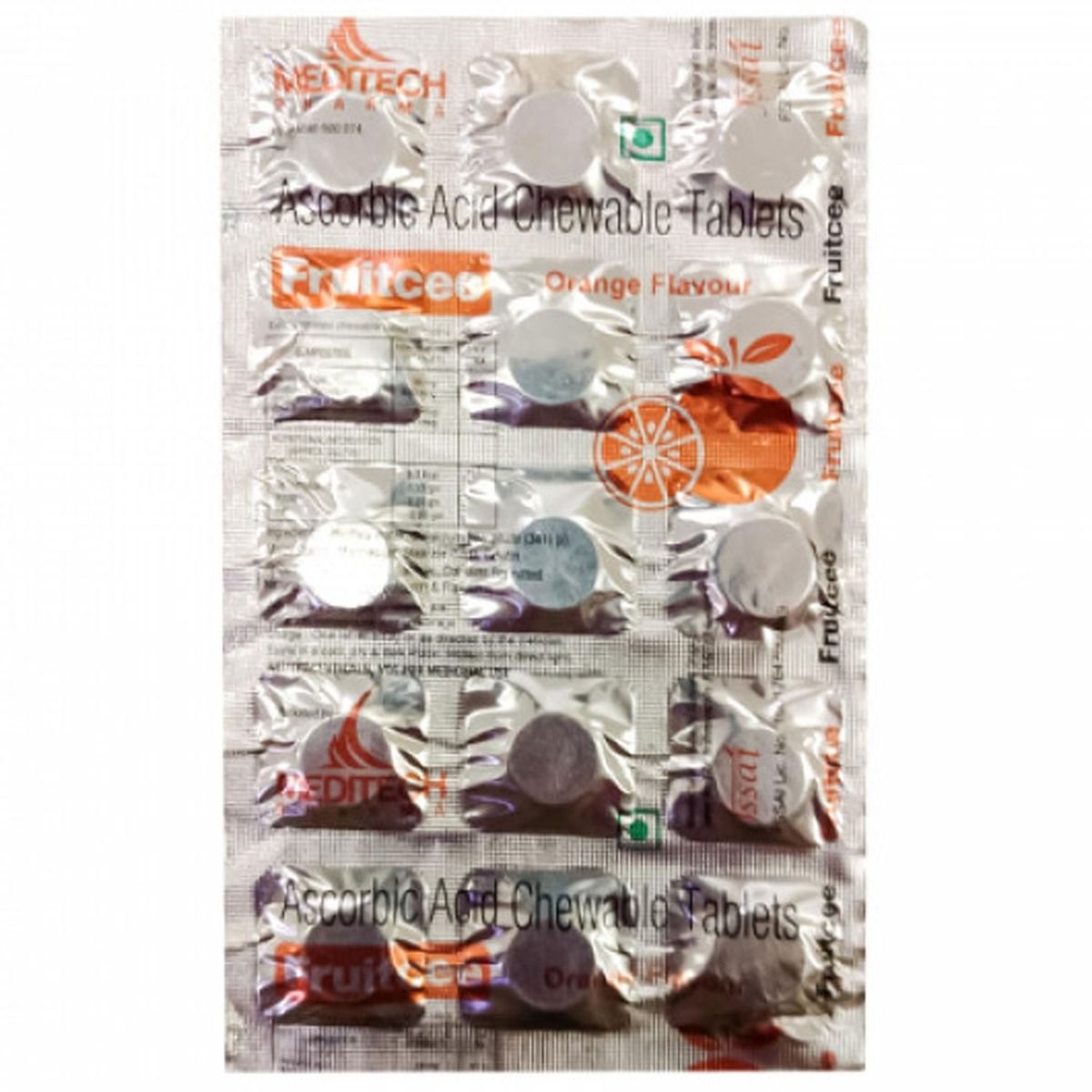Fruitcee Orange Chewable Tablet 15's Price, Uses, Side Effects ...