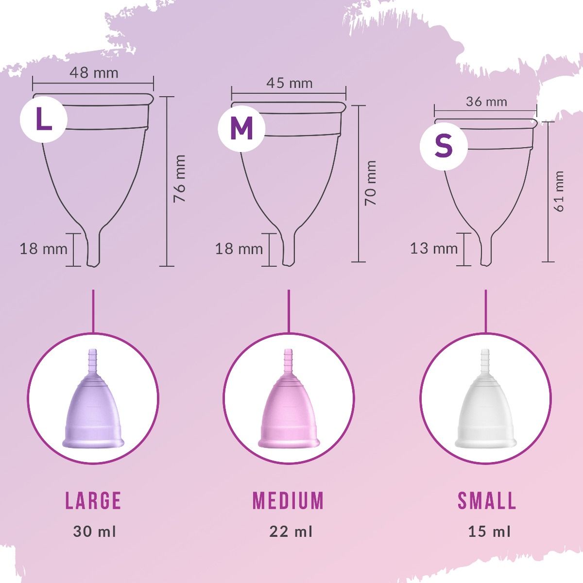 Sirona Pad-Free Periods Menstrual Cup Large, 1 Count Price, Uses, Side ...