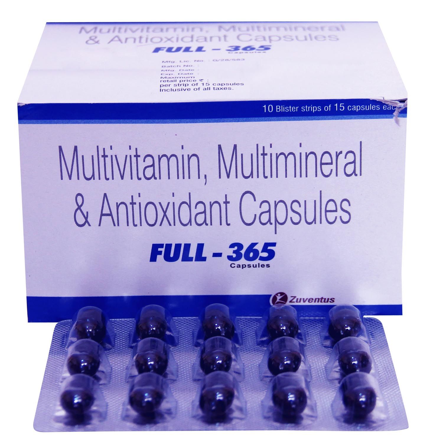 Full 365 Capsule 15's Price, Uses, Side Effects, Composition - Apollo ...