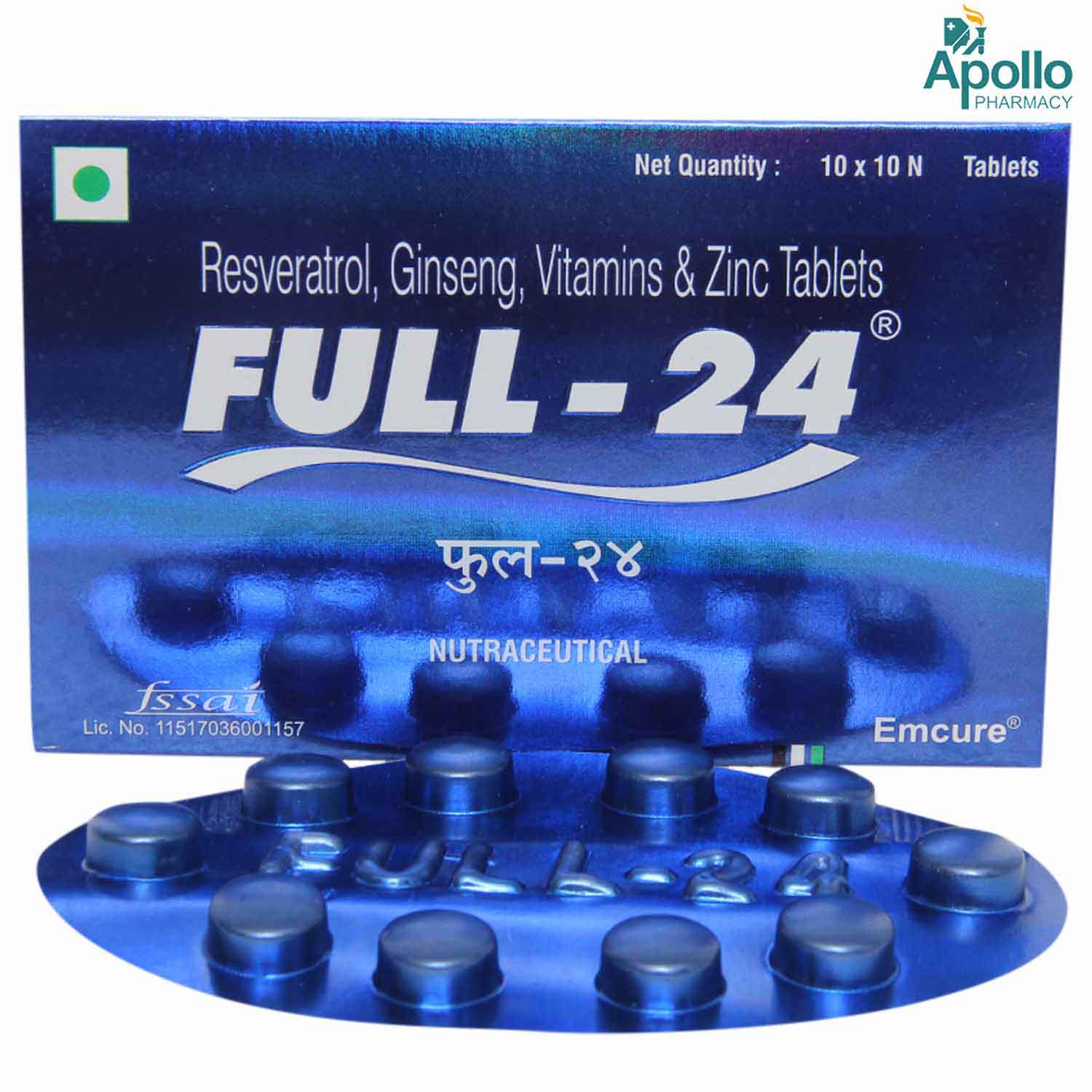 Full-24 Tablet 10's Price, Uses, Side Effects, Composition - Apollo ...