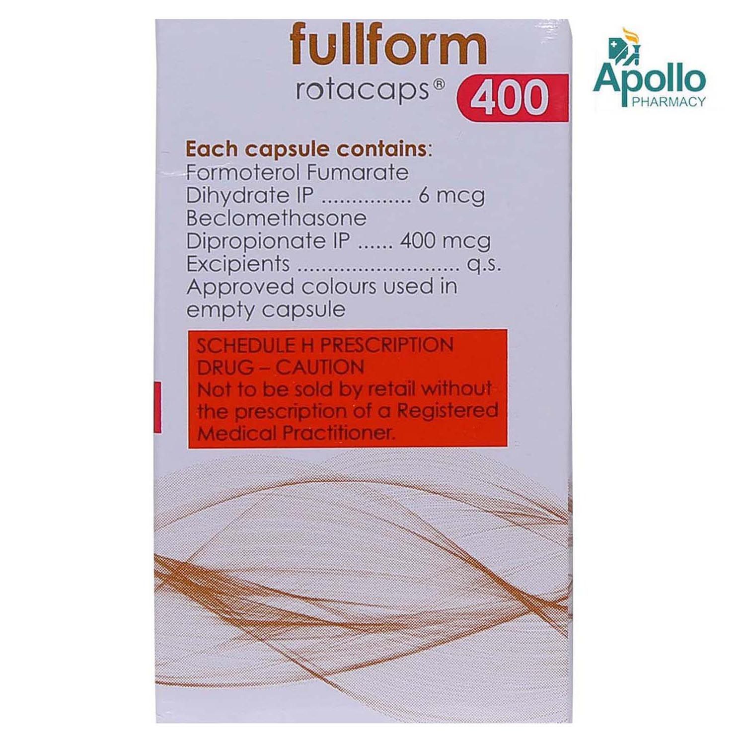 FULLFORM 400MG ROTACAPS Price, Uses, Side Effects, Composition - Apollo ...