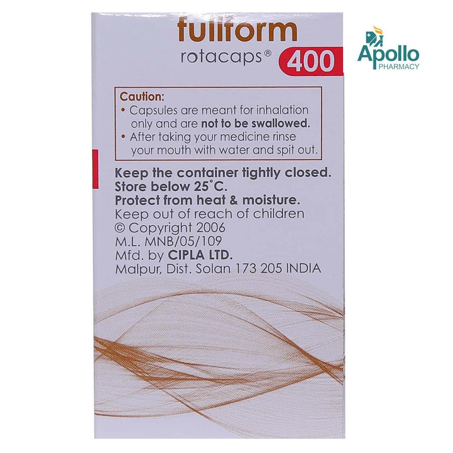 FULLFORM 400MG ROTACAPS Price, Uses, Side Effects, Composition - Apollo ...