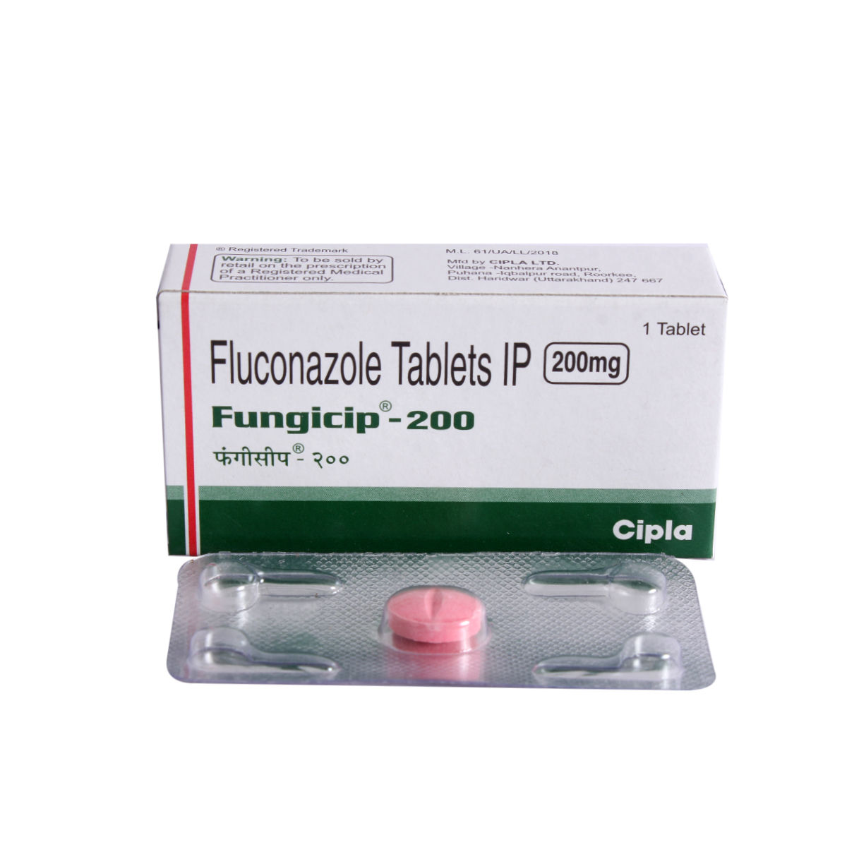 Fungicip-200mg Tablet 1's Price, Uses, Side Effects, Composition ...