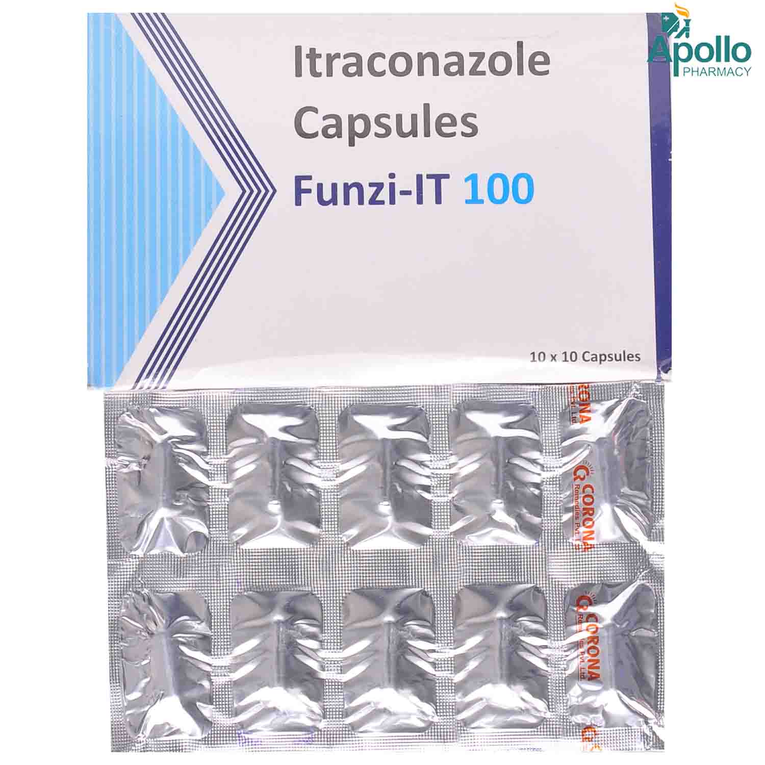 Funzi-IT 100 Capsule 10's Price, Uses, Side Effects, Composition ...