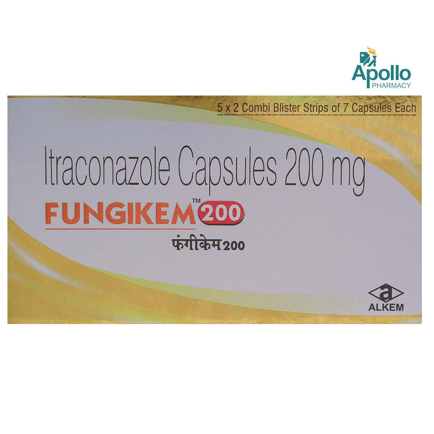 Fungikem 200 Capsule 7's Price, Uses, Side Effects, Composition ...