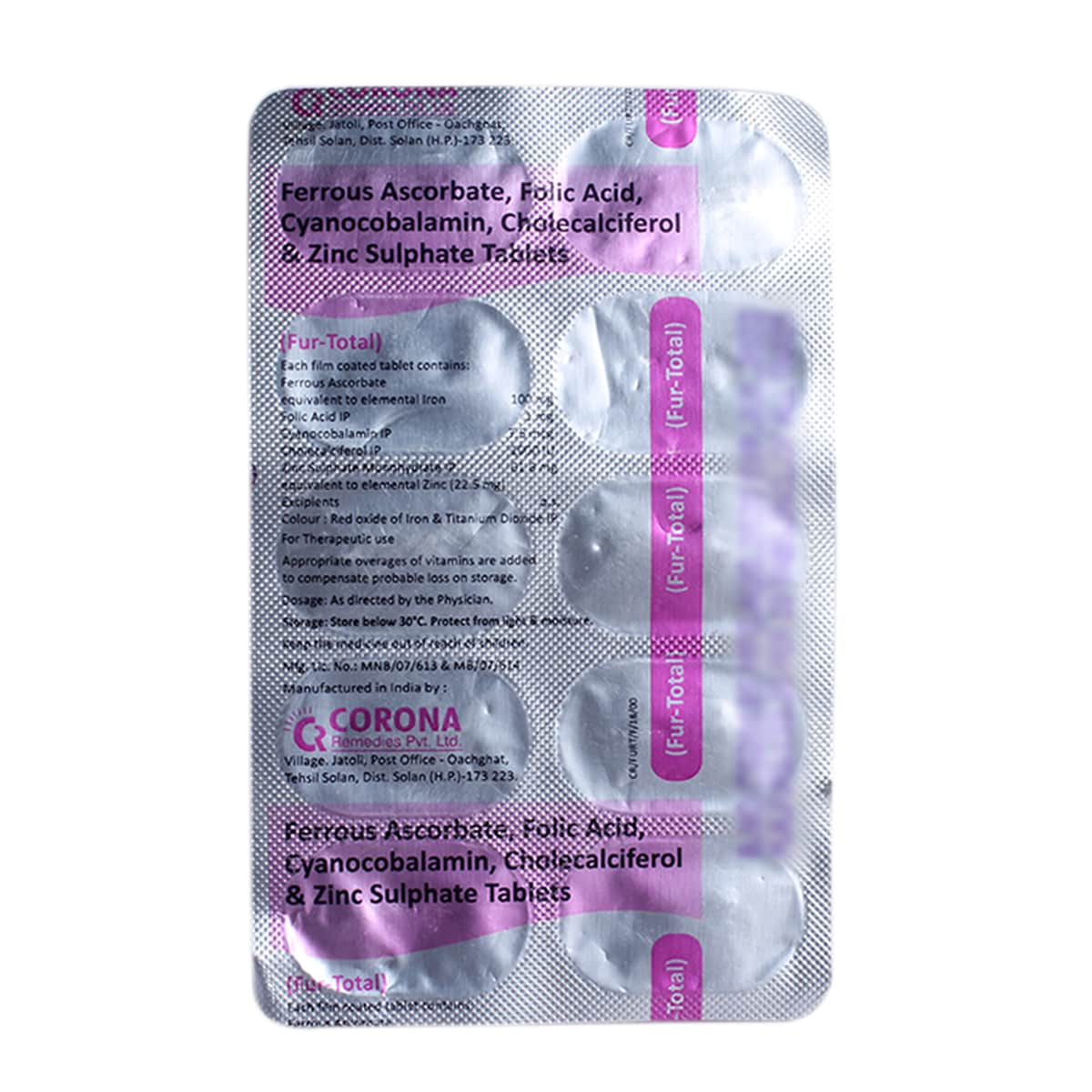 Fur Total Tablet 10's Price, Uses, Side Effects, Composition - Apollo ...