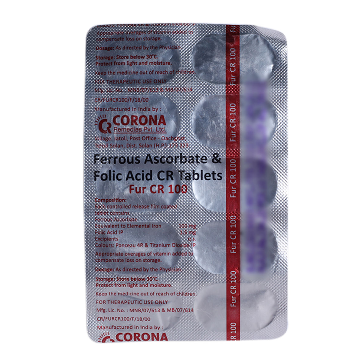 Fur CR 100 Tablet 10's Price, Uses, Side Effects, Composition - Apollo ...