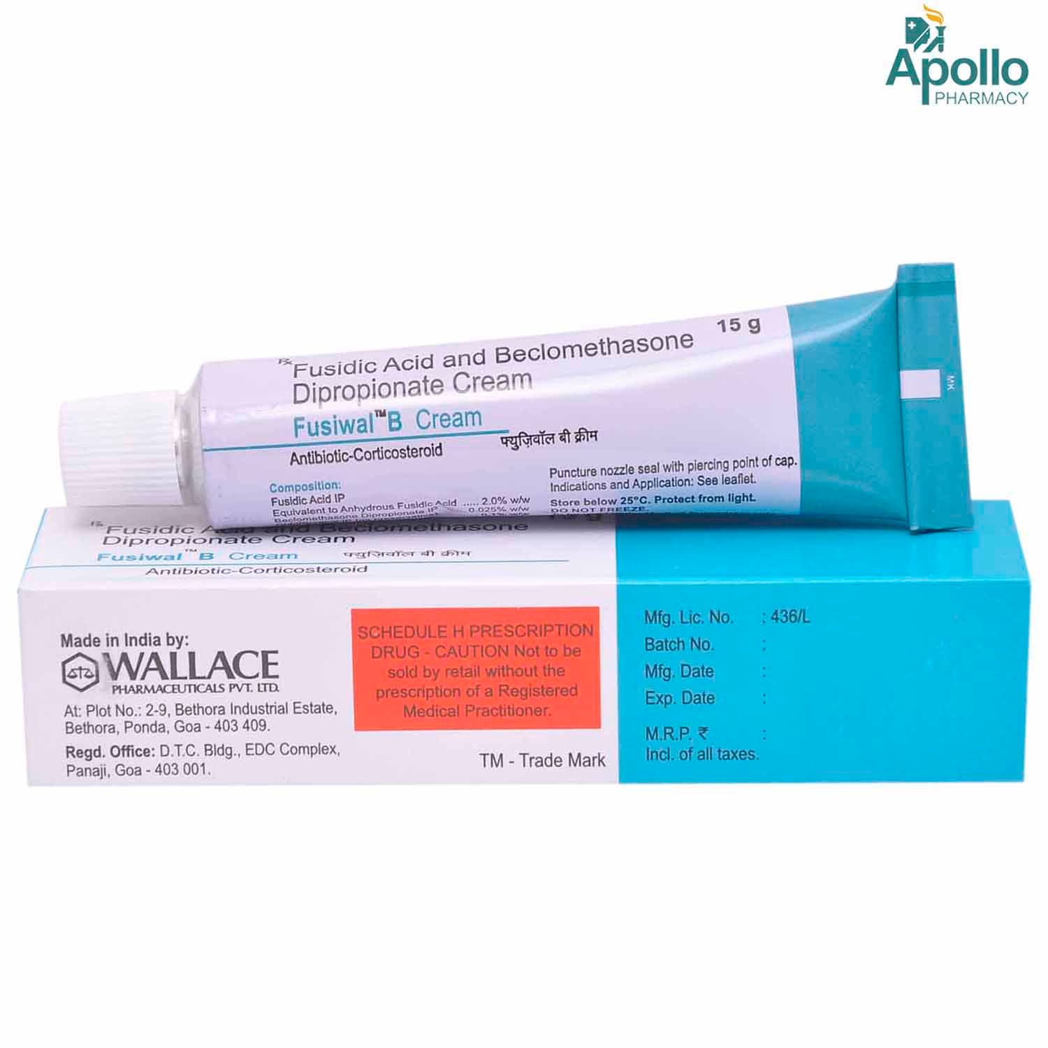 Fusiwal B Cream 15 gm Price, Uses, Side Effects, Composition - Apollo ...