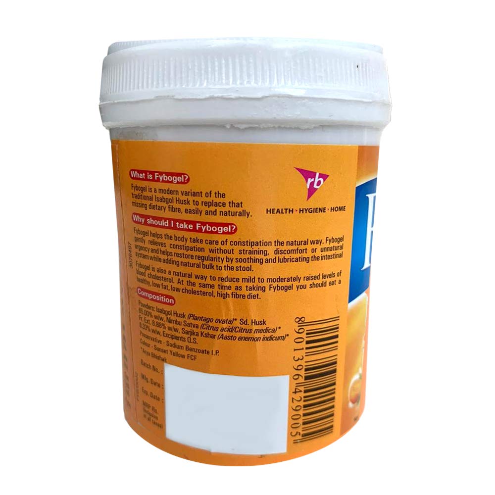 Fybogel Hi-Fibre Isabgol Husk Orange Flavour Powder, 100 gm Price, Uses ...