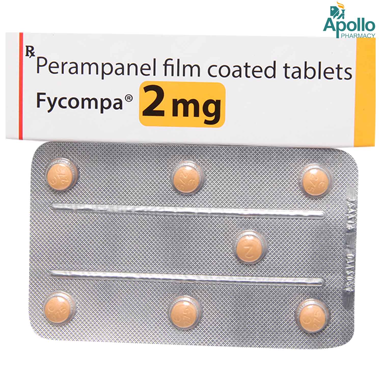 Fycompa 2 Tablet 7's Price, Uses, Side Effects, Composition - Apollo ...