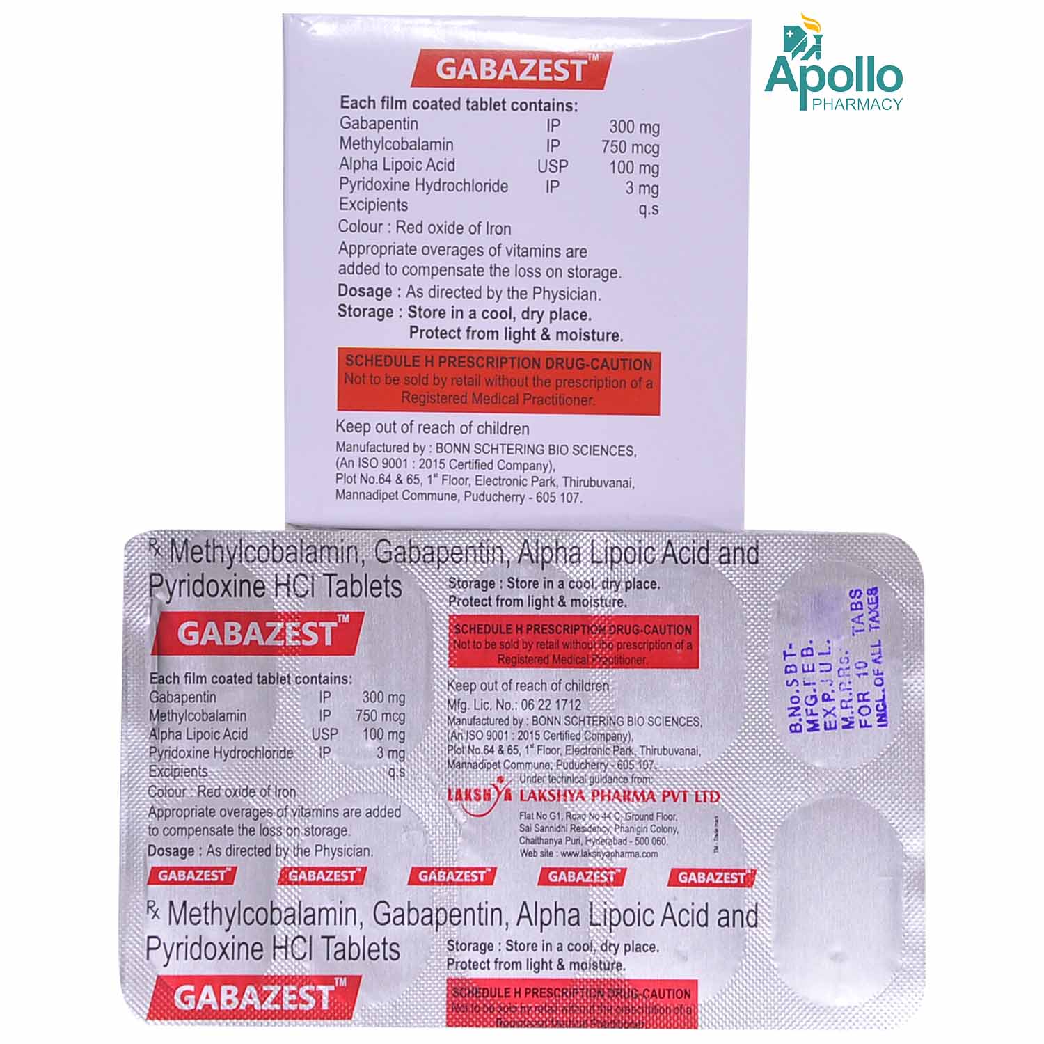 GABAZEST TABLET Price, Uses, Side Effects, Composition - Apollo Pharmacy