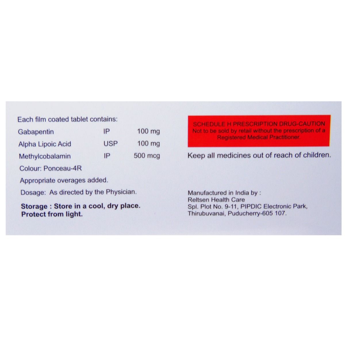 Gabagesic Plus Tablet 10's Price, Uses, Side Effects, Composition ...