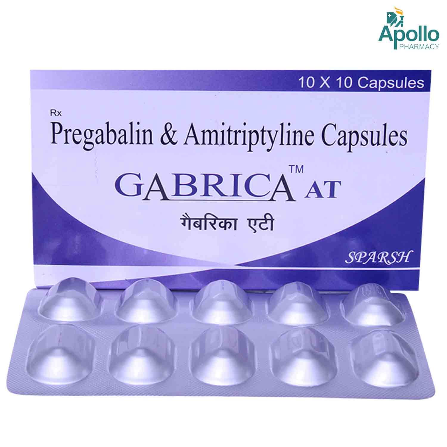 GABRICA AT CAPSULE Price, Uses, Side Effects, Composition - Apollo Pharmacy