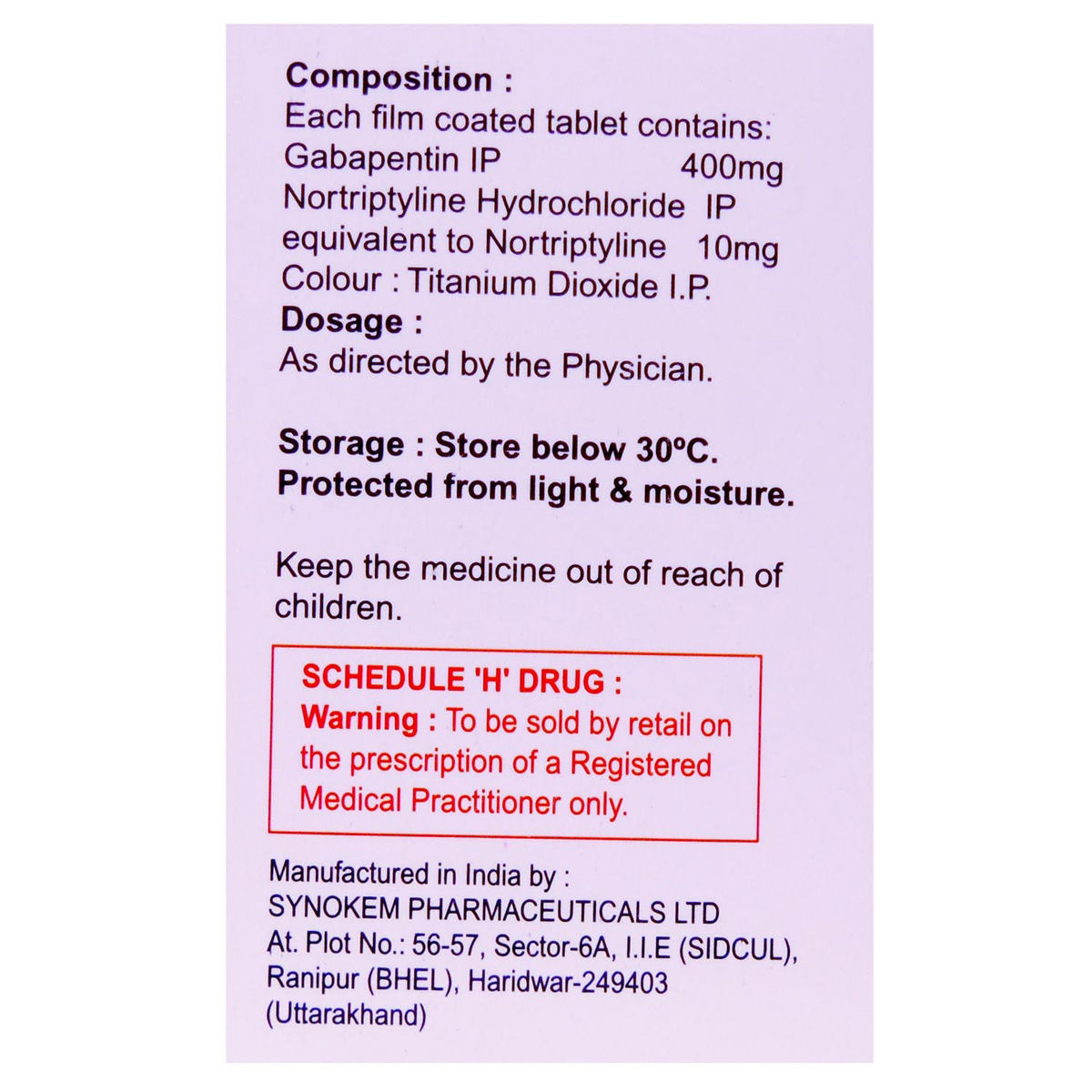 Gabaloy-NT Tablet 10's Price, Uses, Side Effects, Composition - Apollo ...