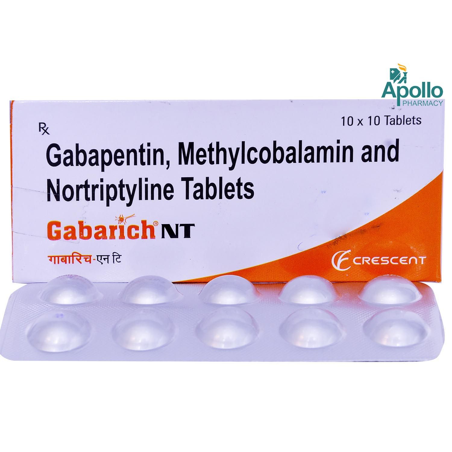GABARICH NT TABLET 10'S Price, Uses, Side Effects, Composition - Apollo ...