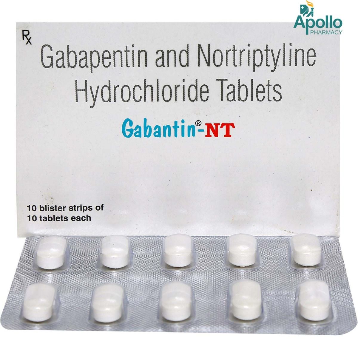 Gabantin-NT Tablet 10's Price, Uses, Side Effects, Composition - Apollo ...