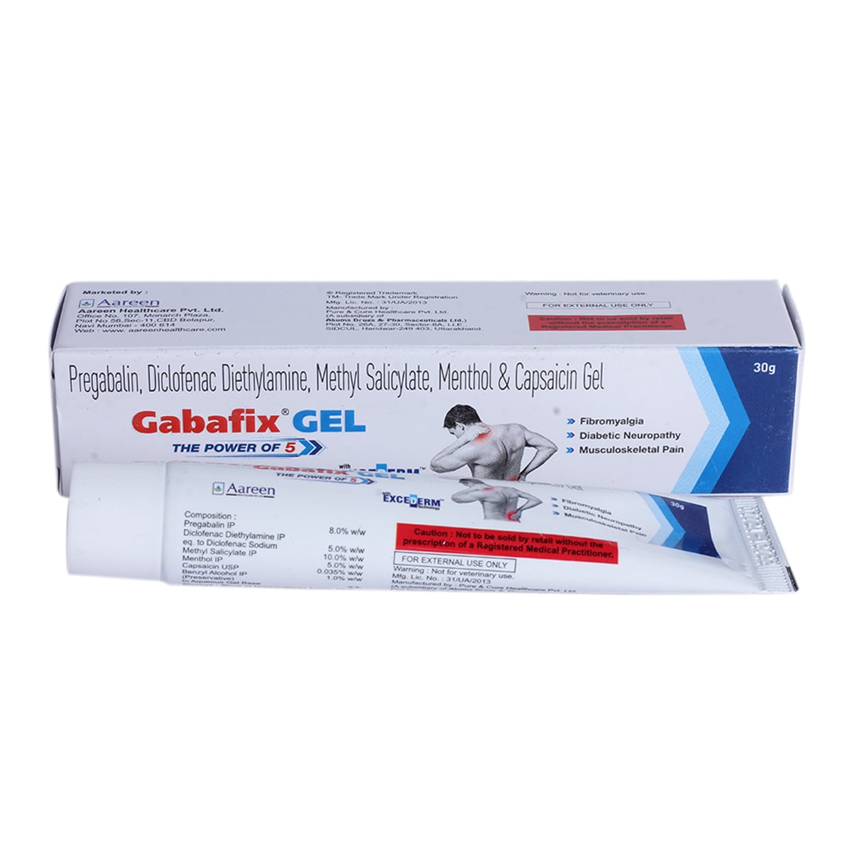 Gabafix Gel 30 gm Price, Uses, Side Effects, Composition - Apollo Pharmacy