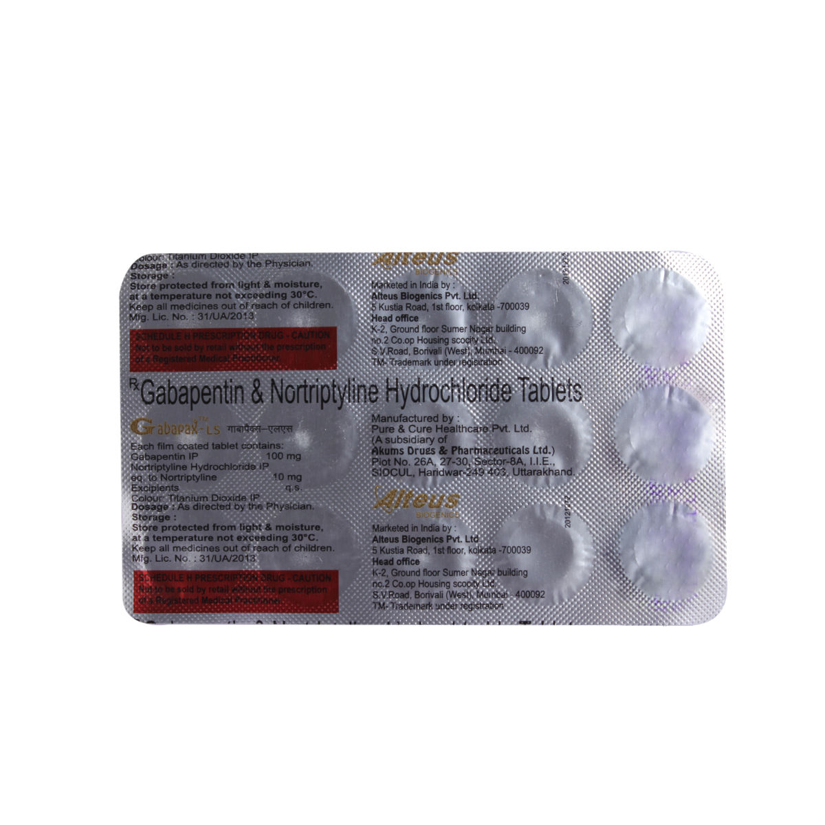 Gabapax-Ls Tablet 15's Price, Uses, Side Effects, Composition - Apollo ...