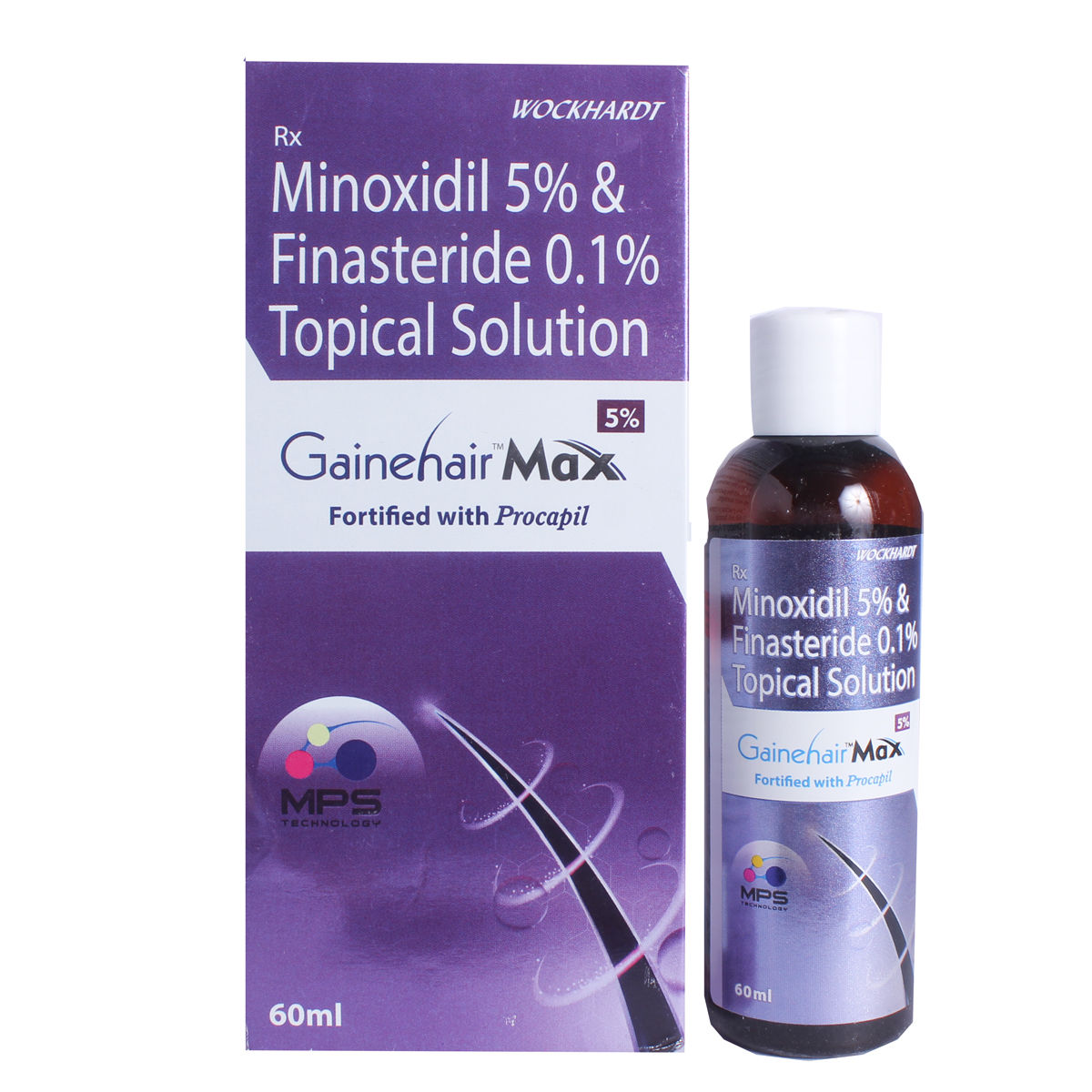 Gainehair Max 5% Solution 60 ml Price, Uses, Side Effects, Composition ...