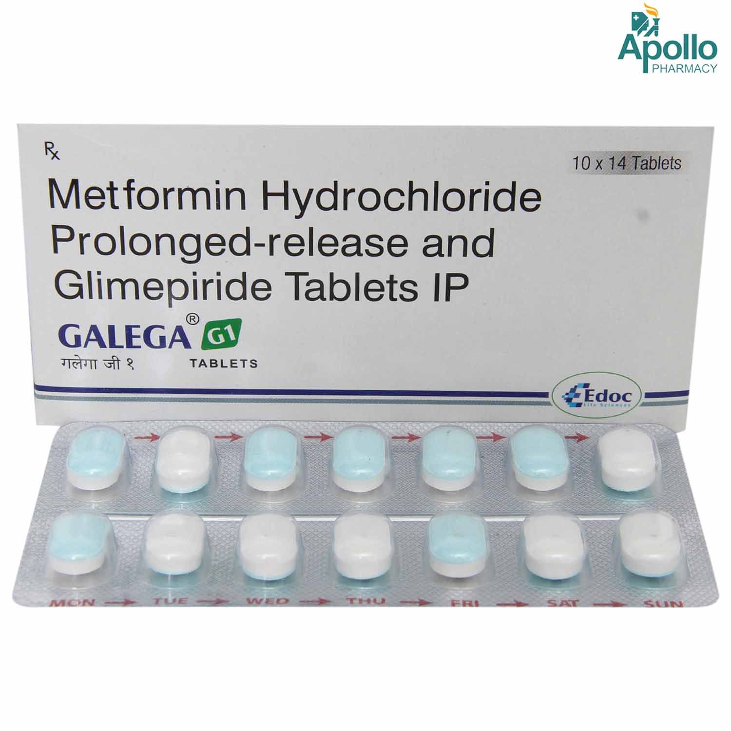 Galega G1 Tablet 14's Price, Uses, Side Effects, Composition - Apollo ...