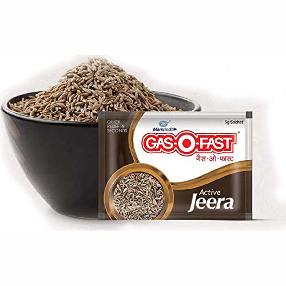 Gas-O-Fast Active Jeera Sachet, 20 (4x5) gm Price, Uses, Side Effects ...