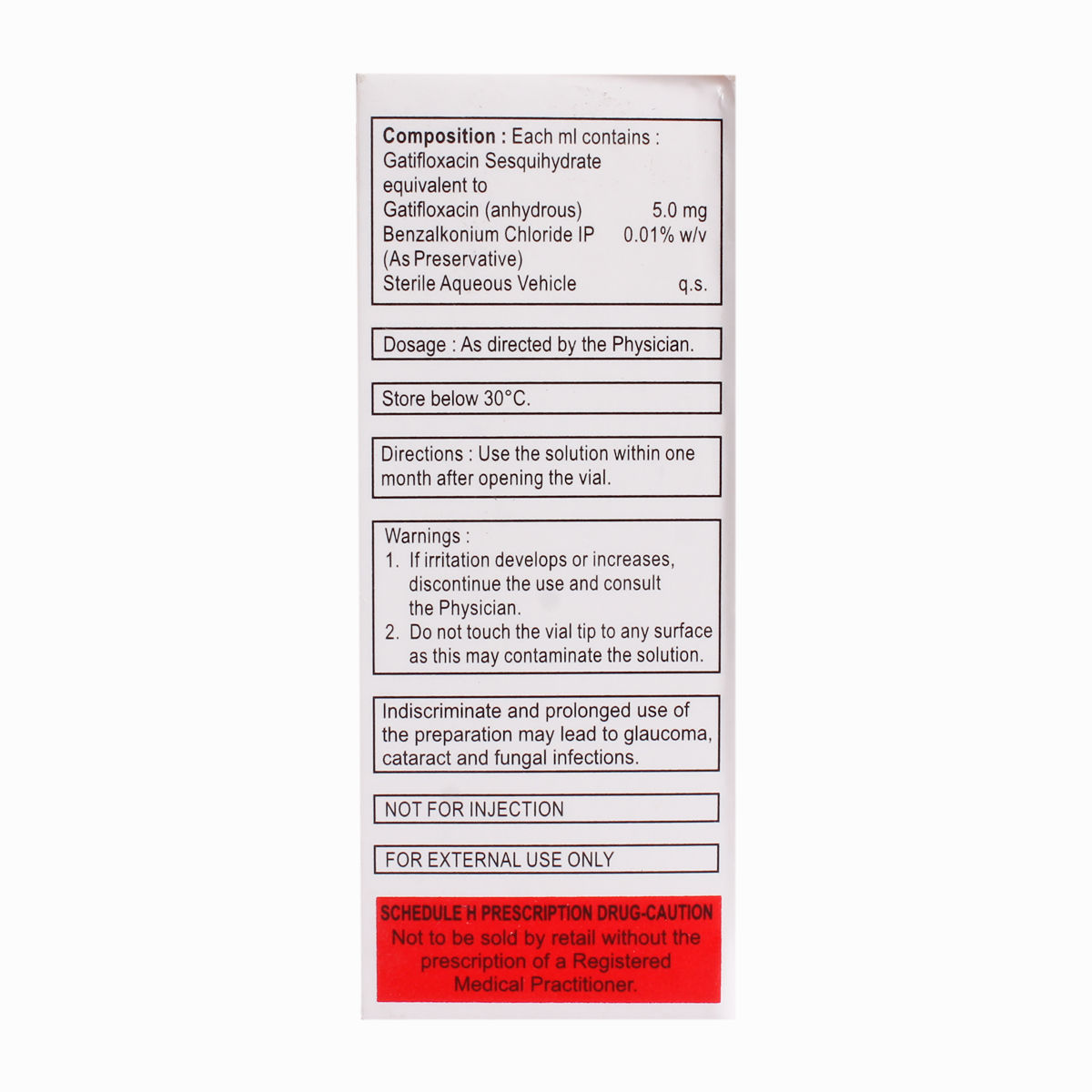 Gate Hs Eye Drops Price, Uses, Side Effects, Composition - Apollo Pharmacy