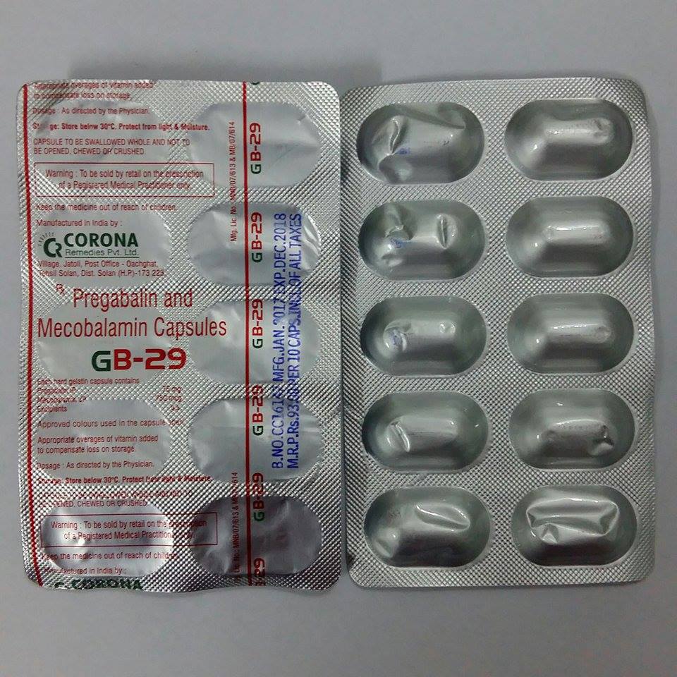 GB 29 Capsule 10's Price, Uses, Side Effects, Composition - Apollo Pharmacy