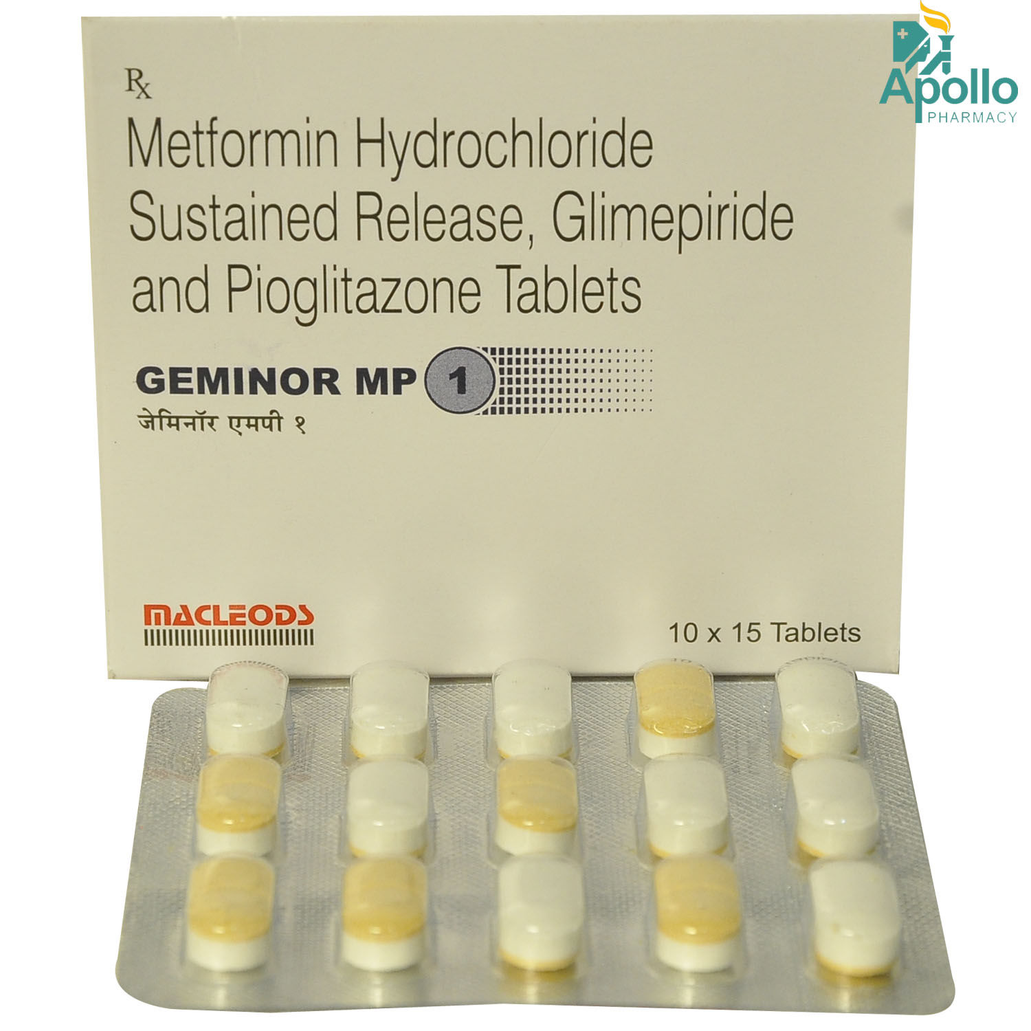 Geminor MP1 Tablet 10's Price, Uses, Side Effects, Composition - Apollo ...