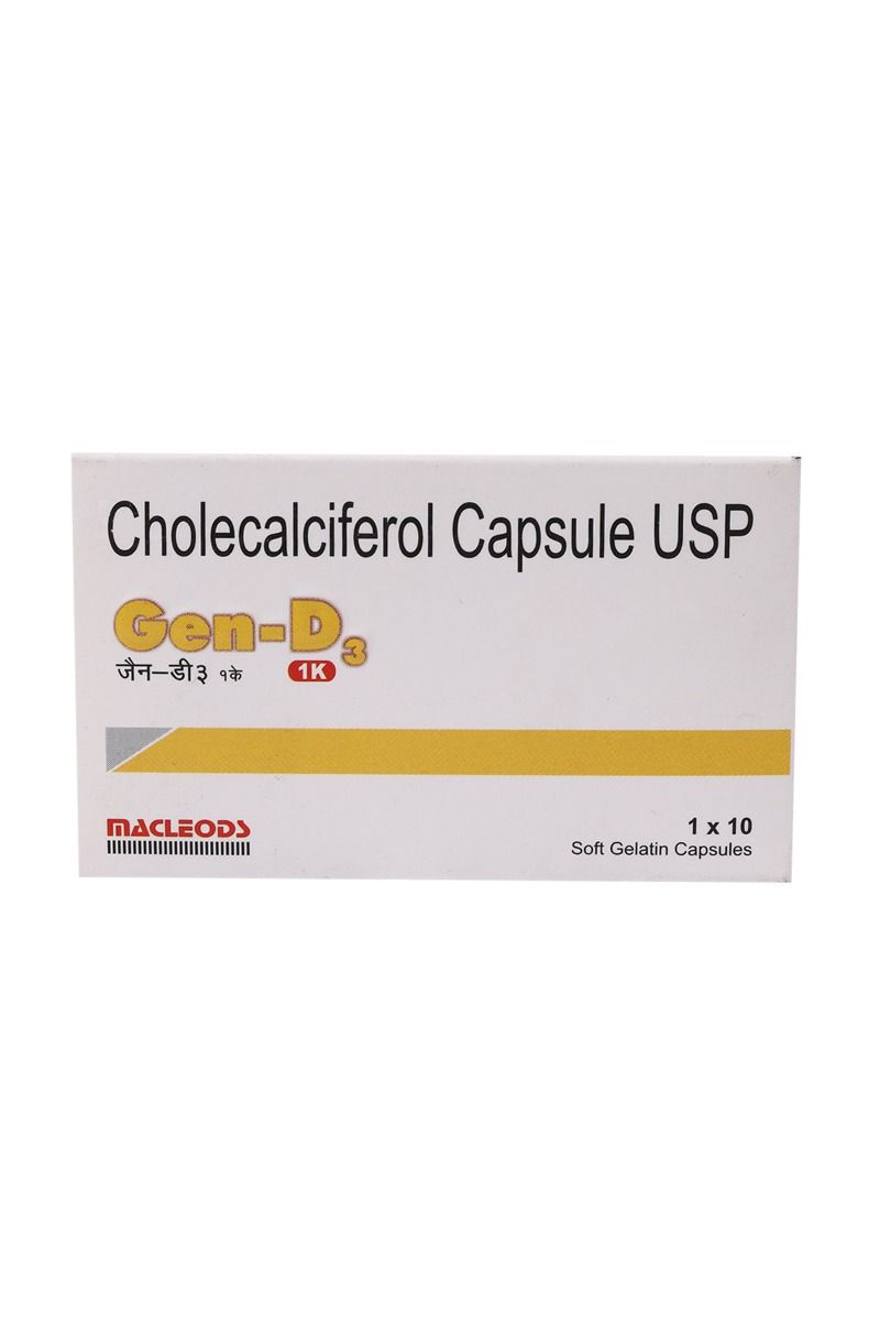 Gen D3 1K Capsule 10's Price, Uses, Side Effects, Composition - Apollo ...