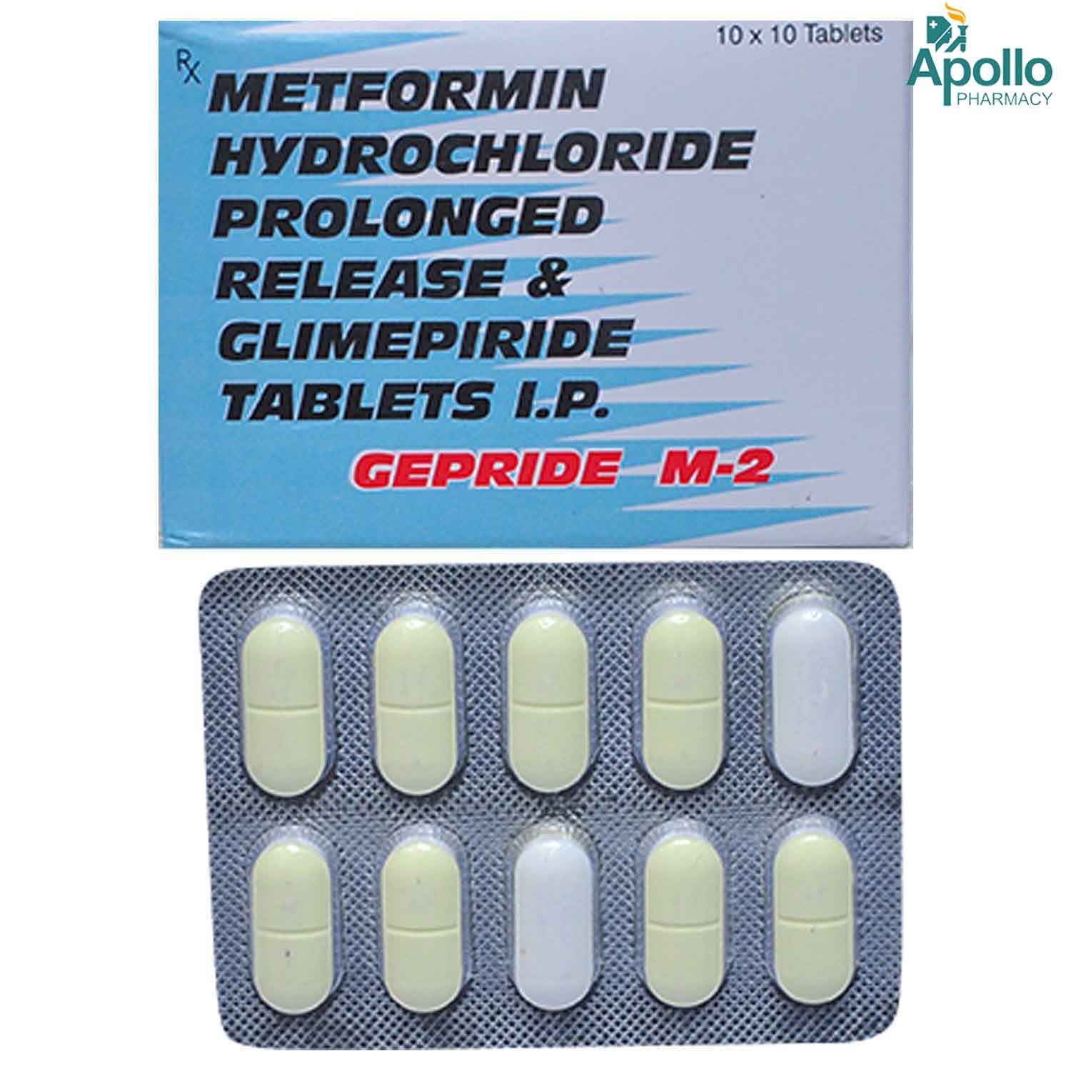 Gepride M 2 Tablet 10's Price, Uses, Side Effects, Composition - Apollo ...