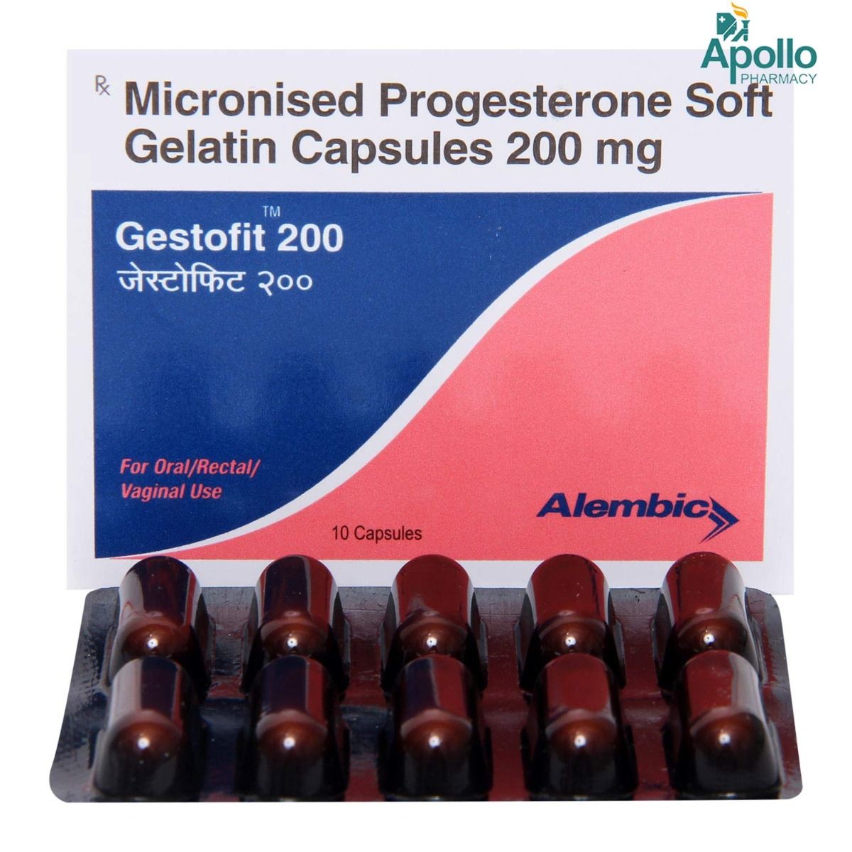 Gestofit 200 Capsule 10's Price, Uses, Side Effects, Composition ...