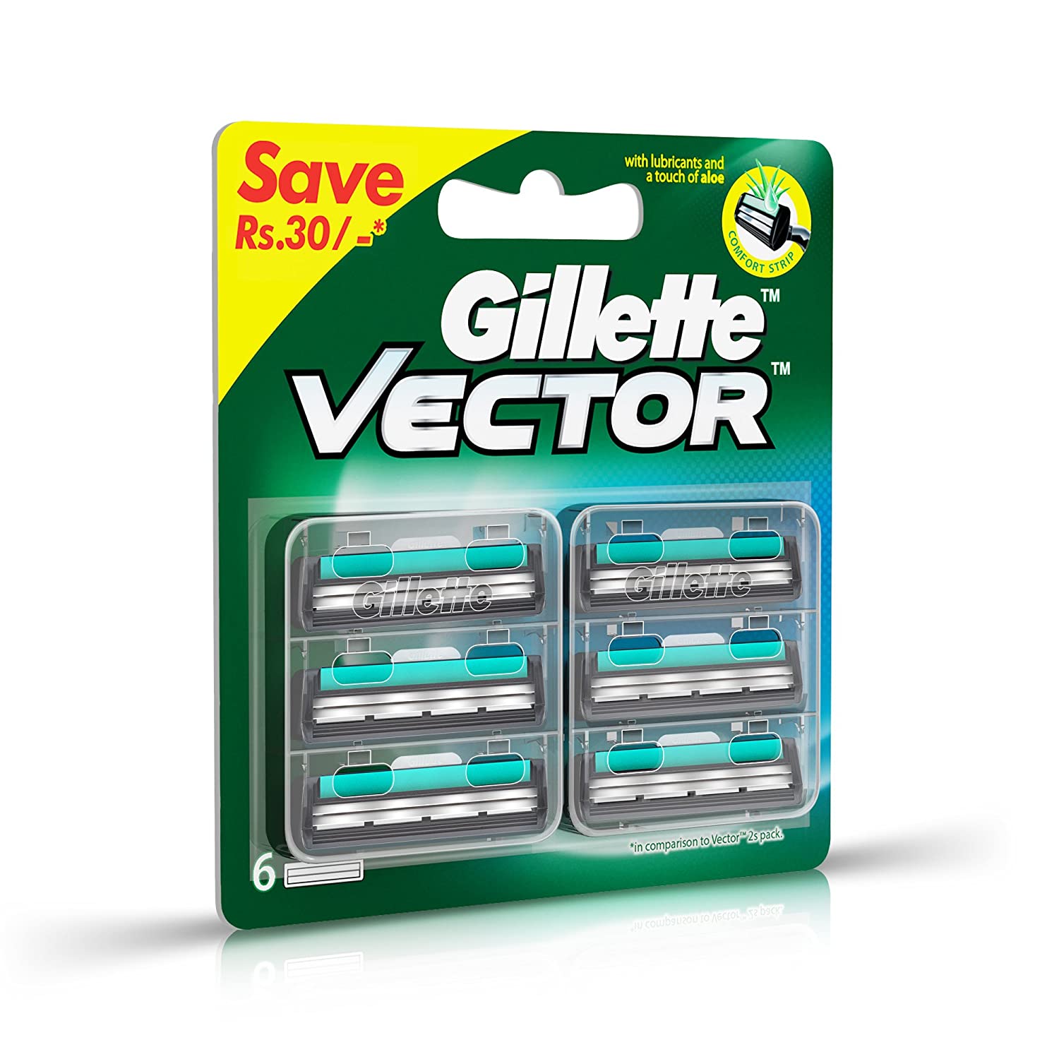 Gillette Vector Cartridge, 6 Count Price, Uses, Side Effects ...