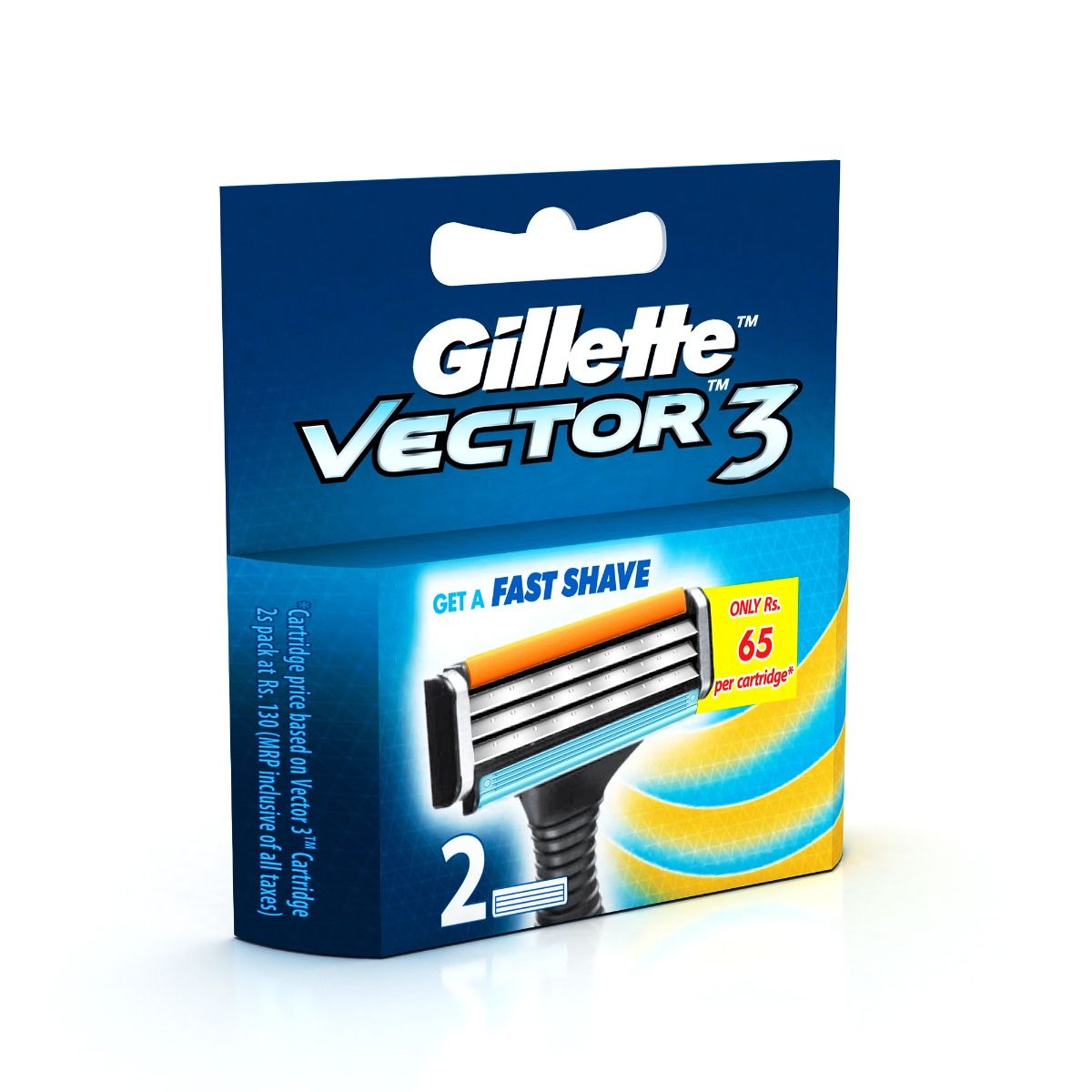 Gillette Vector 3 Cartridges, 2 Count Price, Uses, Side Effects ...