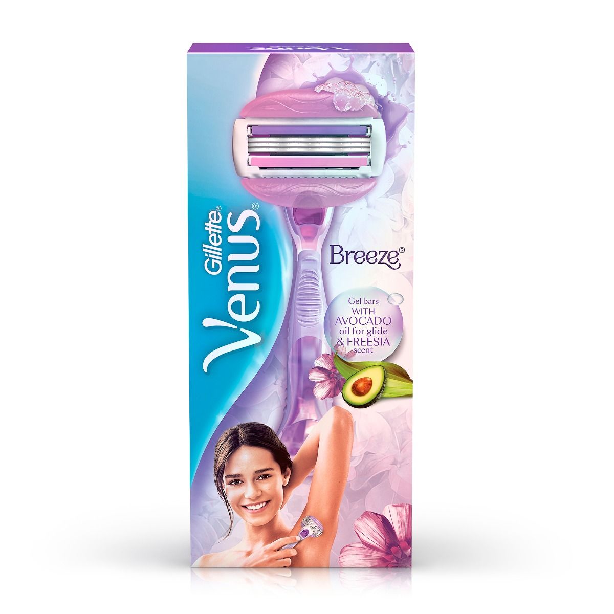 Gillette Venus Breeze Hair Removal Razor For Women, 1 Count Price, Uses ...