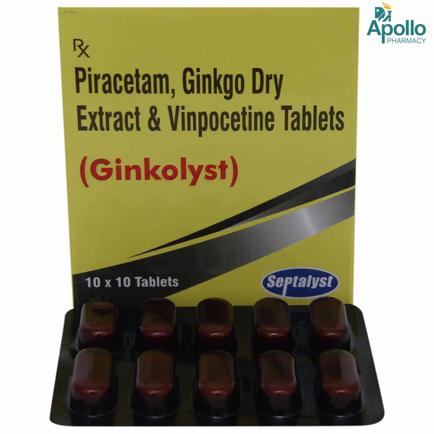 Ginkolyst Tablet 10's Price, Uses, Side Effects, Composition - Apollo ...