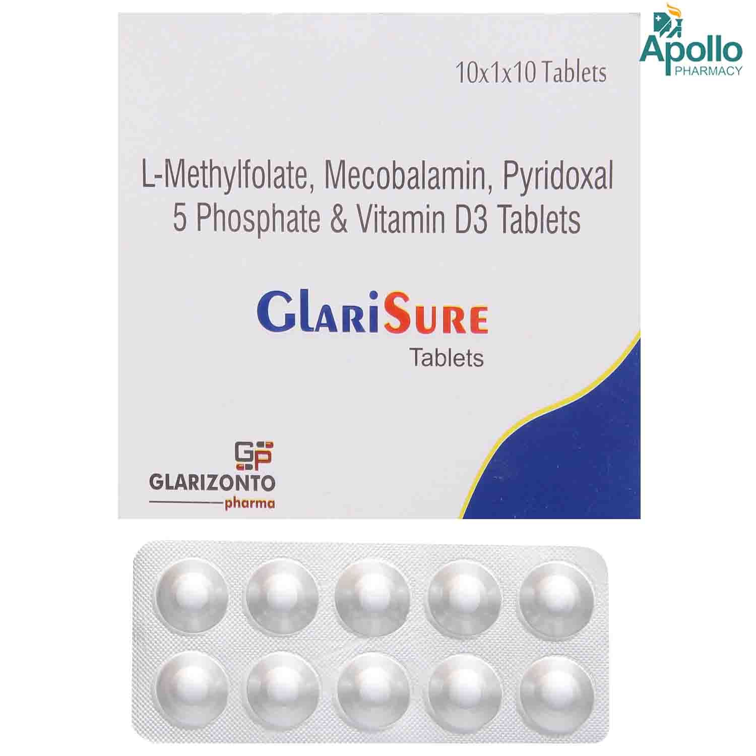 Glarisure Tablet 10's Price, Uses, Side Effects, Composition - Apollo ...