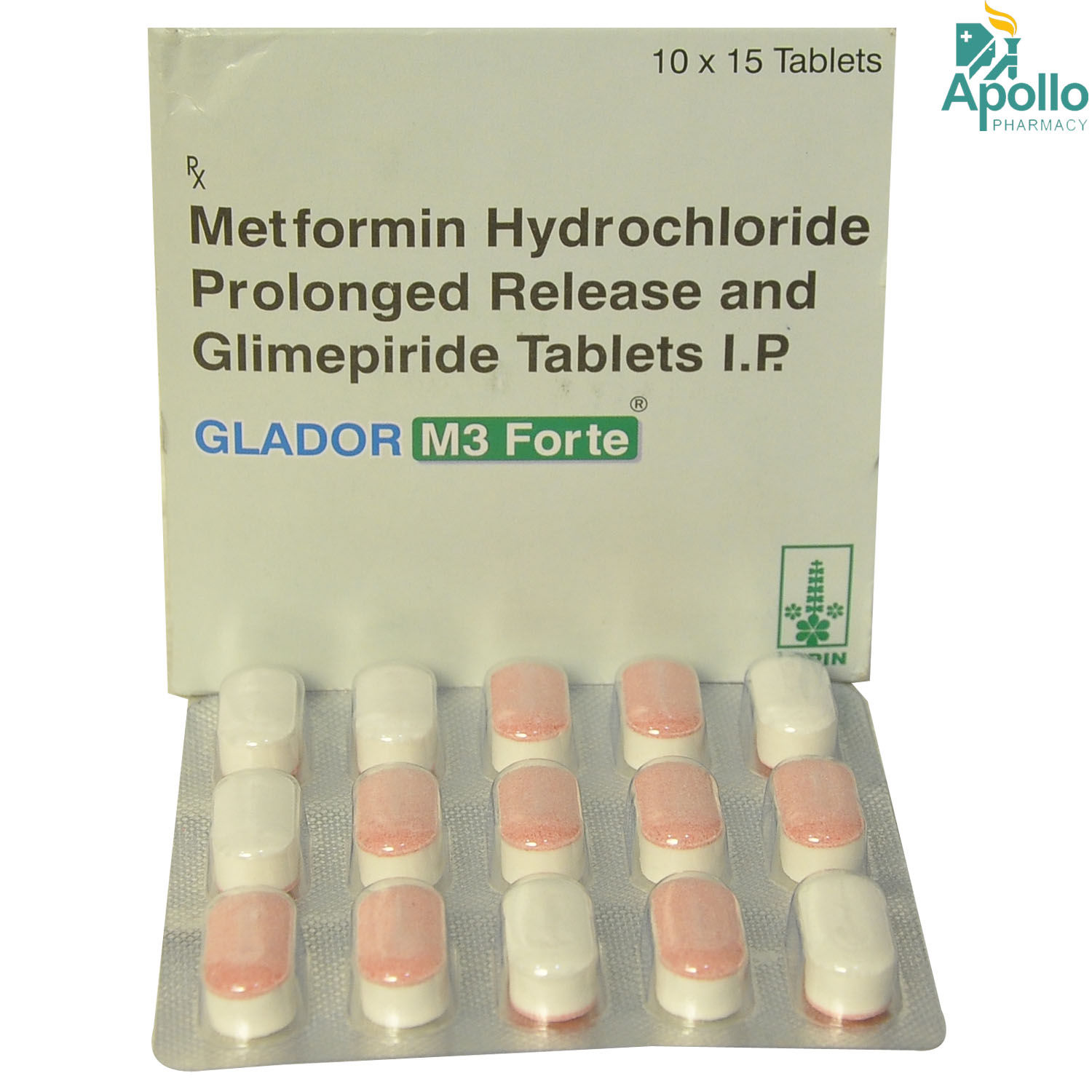 Glador M3 Forte Tablet 15's Price, Uses, Side Effects, Composition ...