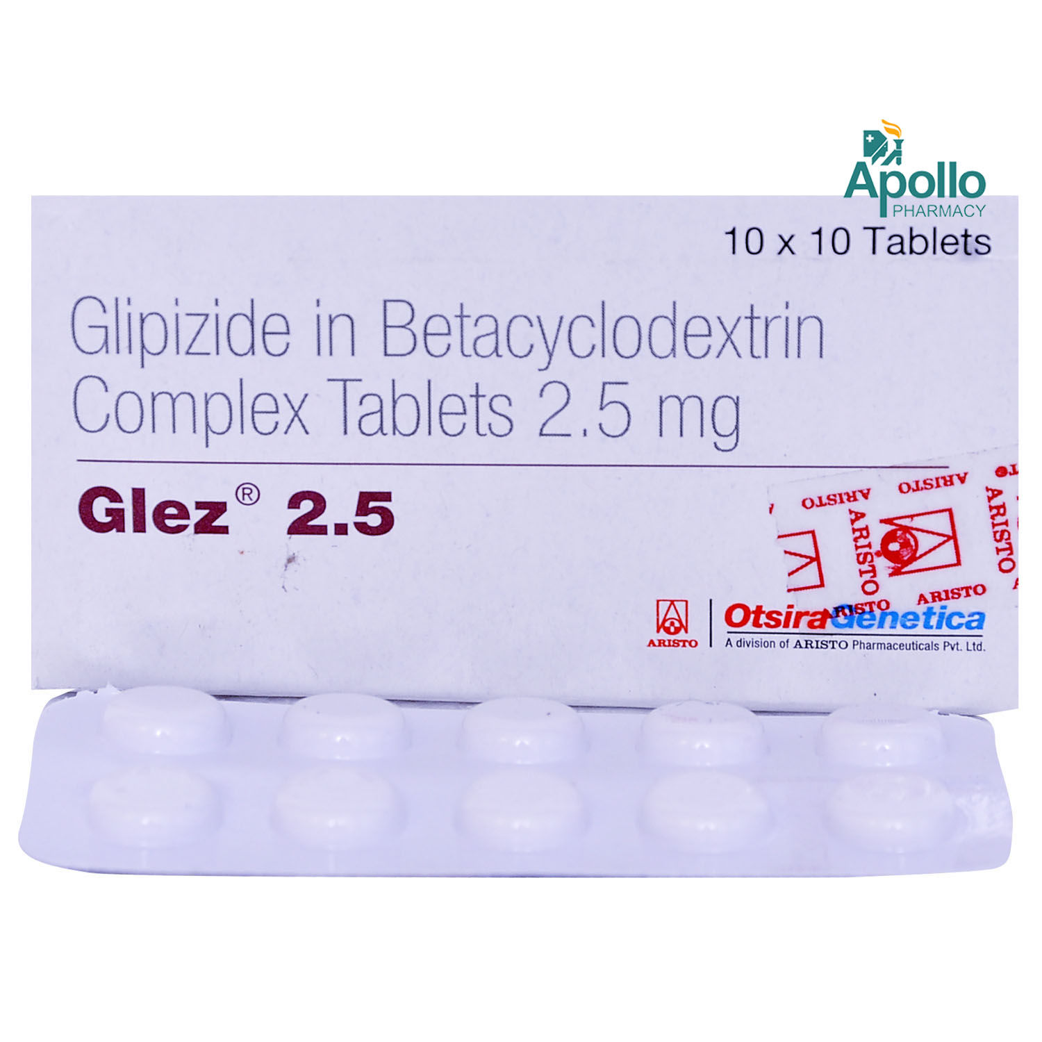 GLEZ 2.5MG TABLET Price, Uses, Side Effects, Composition - Apollo Pharmacy
