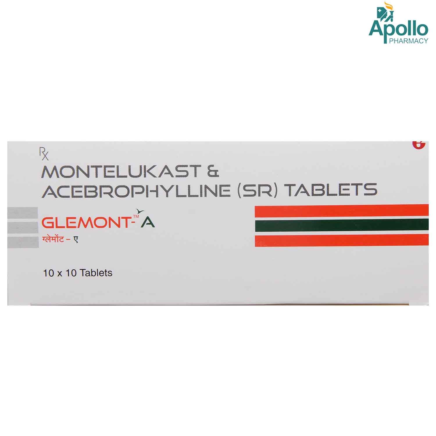 Glemont A Tablet 10's Price, Uses, Side Effects, Composition - Apollo Pharmacy
