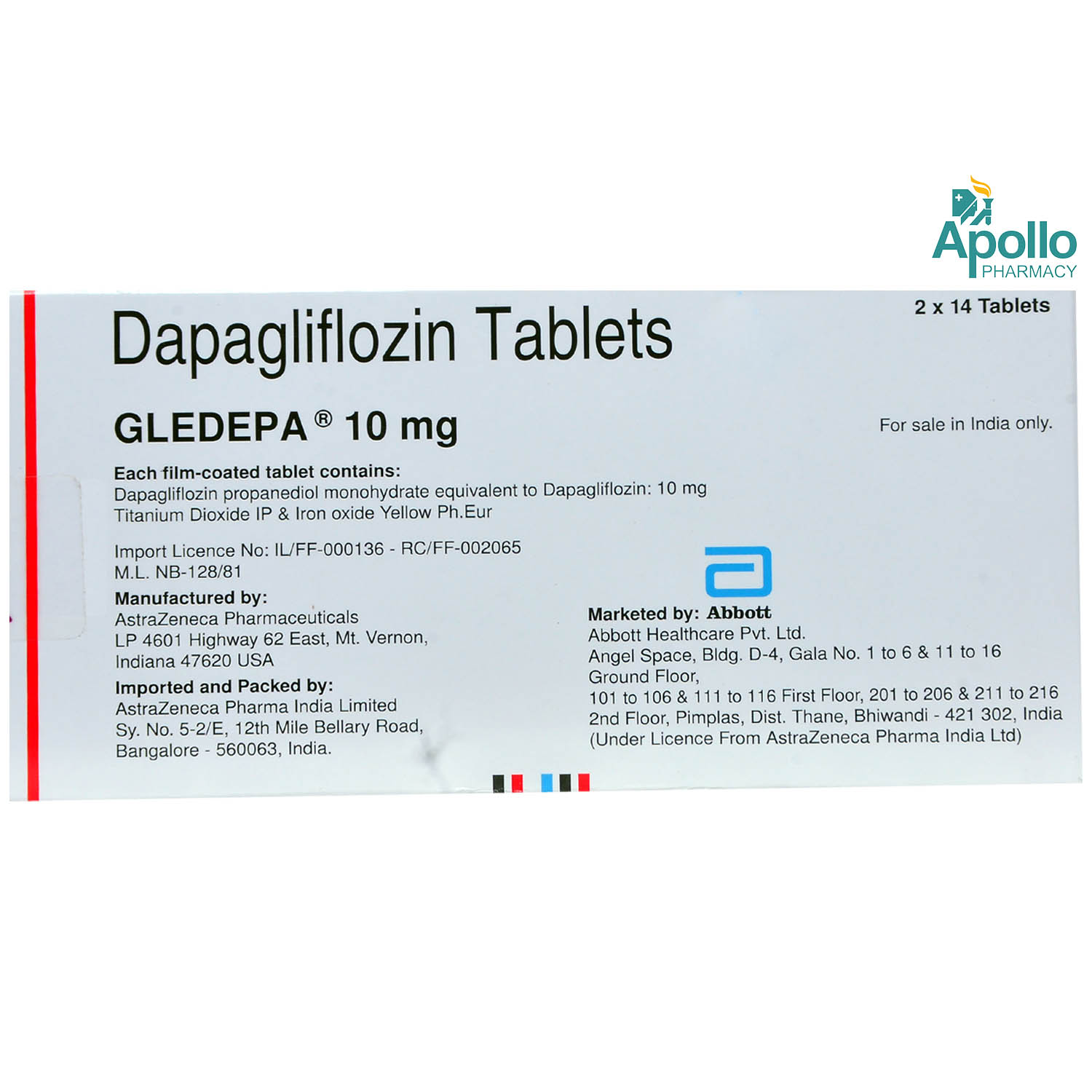 Gledepa 10 mg Tablet 14's Price, Uses, Side Effects, Composition ...