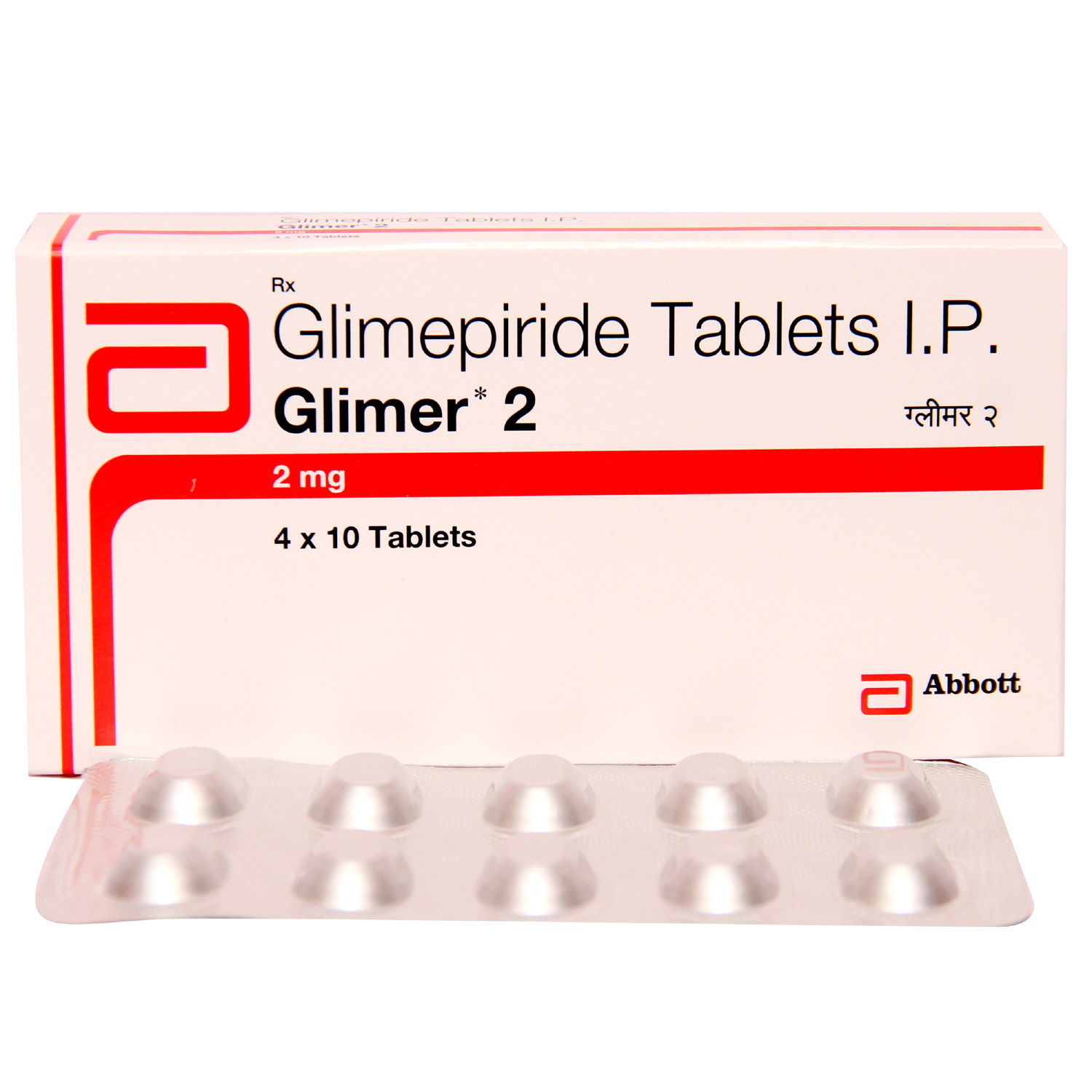 Glimer 2mg Tablet 10's Price, Uses, Side Effects, Composition - Apollo ...