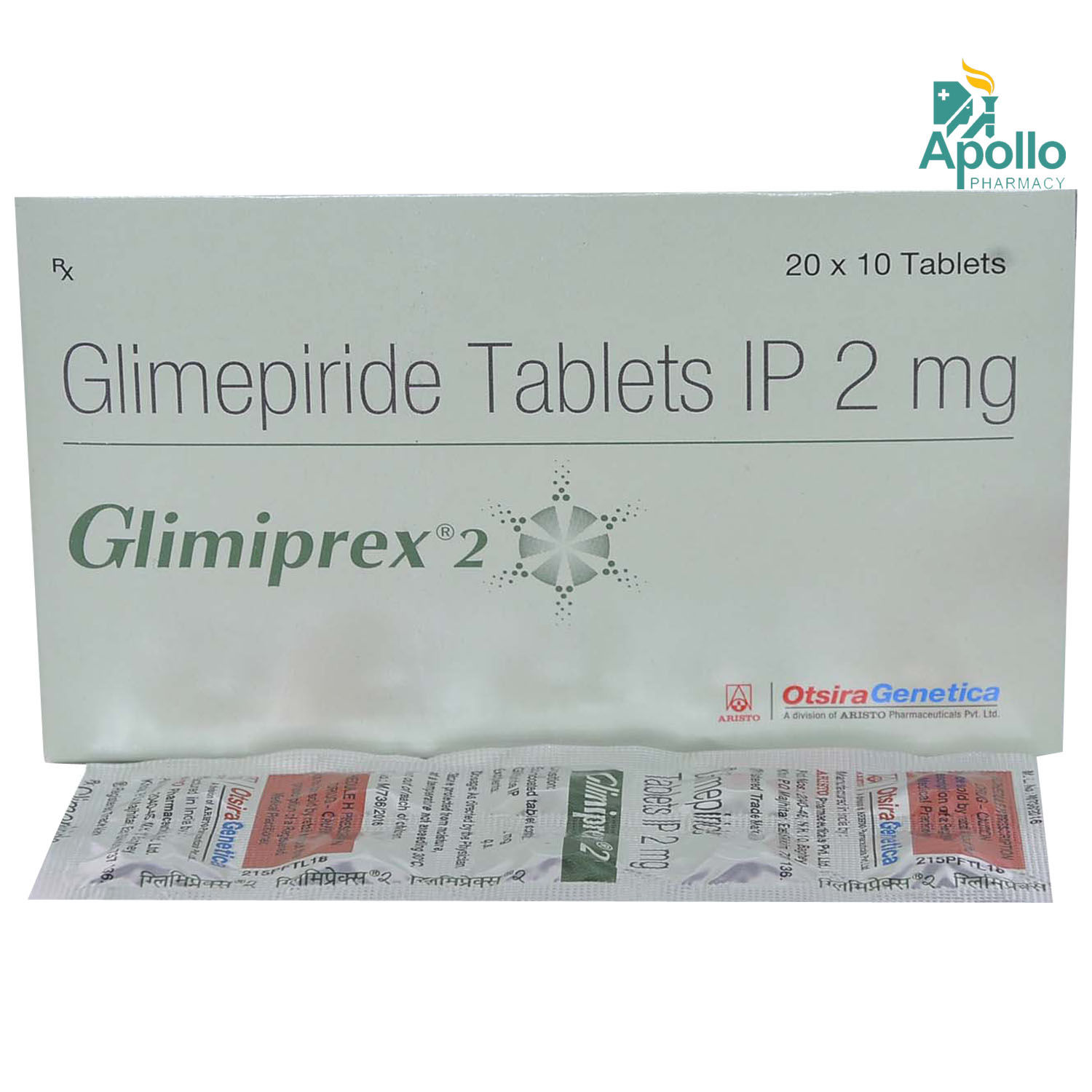 GLIMIPREX 2MG TABLET Price, Uses, Side Effects, Composition - Apollo ...