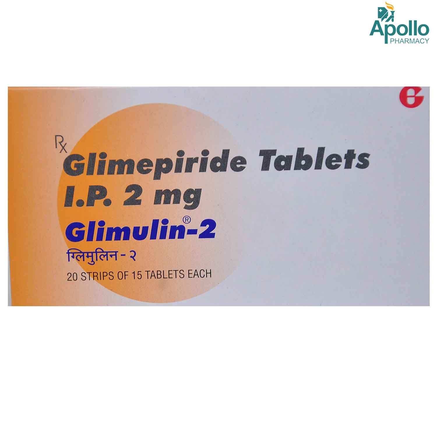 Glimulin 2 Tablet 15's Price, Uses, Side Effects, Composition - Apollo ...
