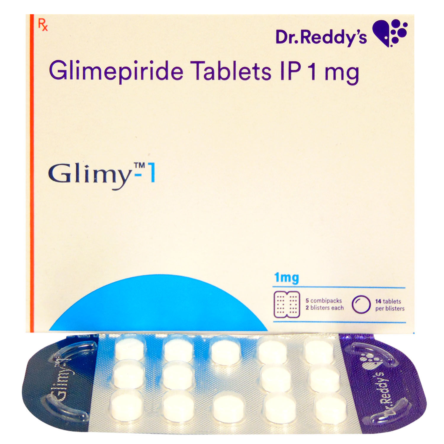 Glimy 1 Tablet 14's Price, Uses, Side Effects, Composition - Apollo Pharmacy