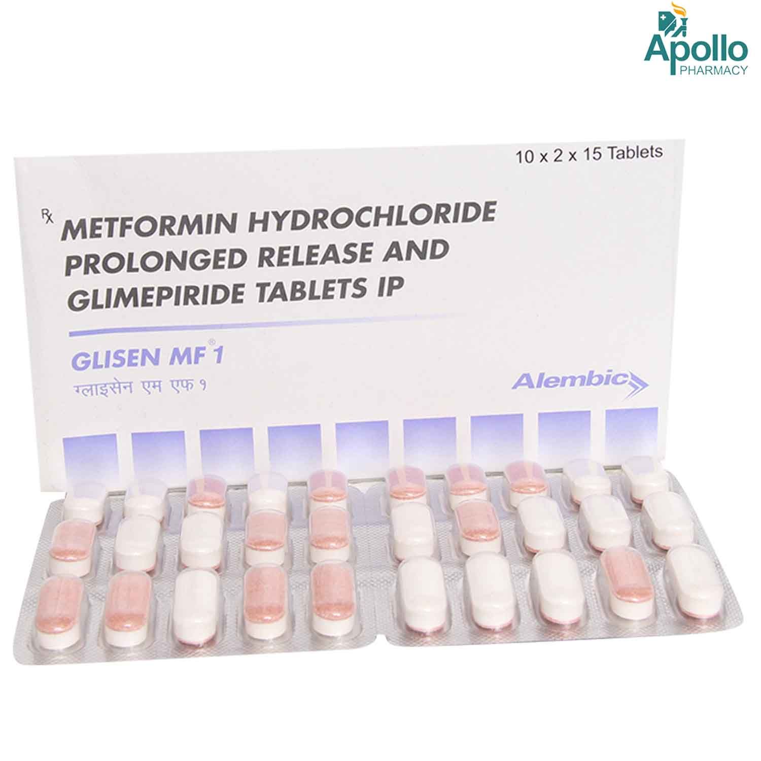 GLISEN MF 1MG TABLET Price, Uses, Side Effects, Composition - Apollo ...