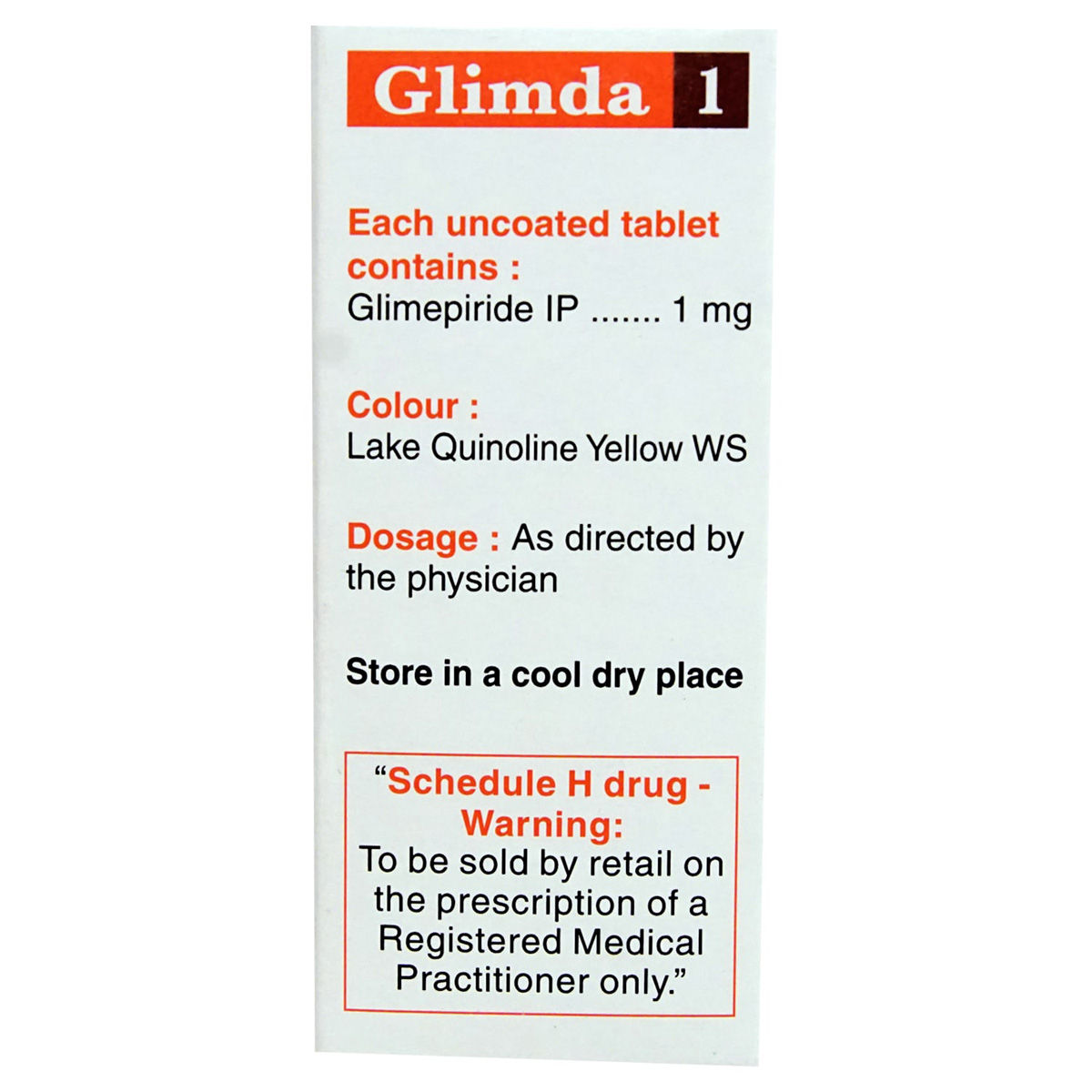 Glimda 1 Tablet 10's Price, Uses, Side Effects, Composition - Apollo ...