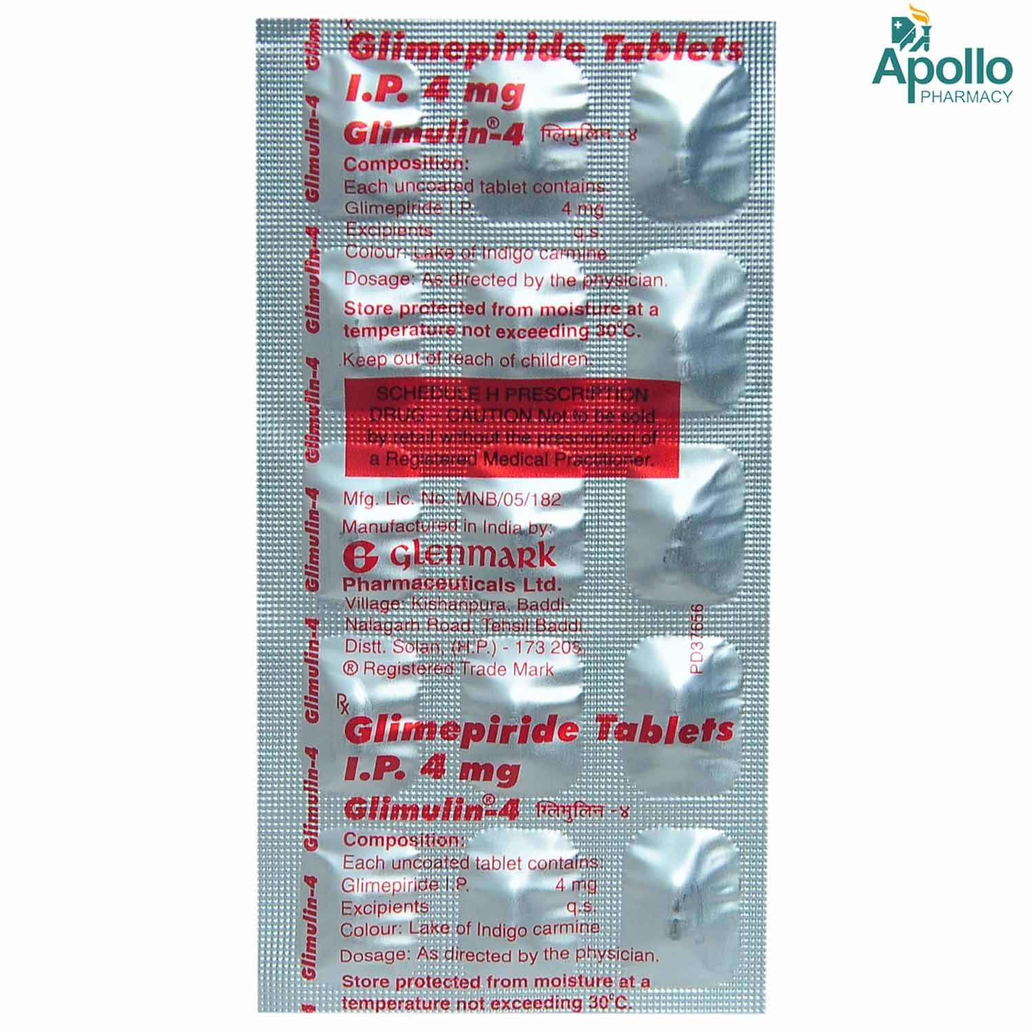 GLIMULIN 4MG TABLET Price, Uses, Side Effects, Composition - Apollo ...