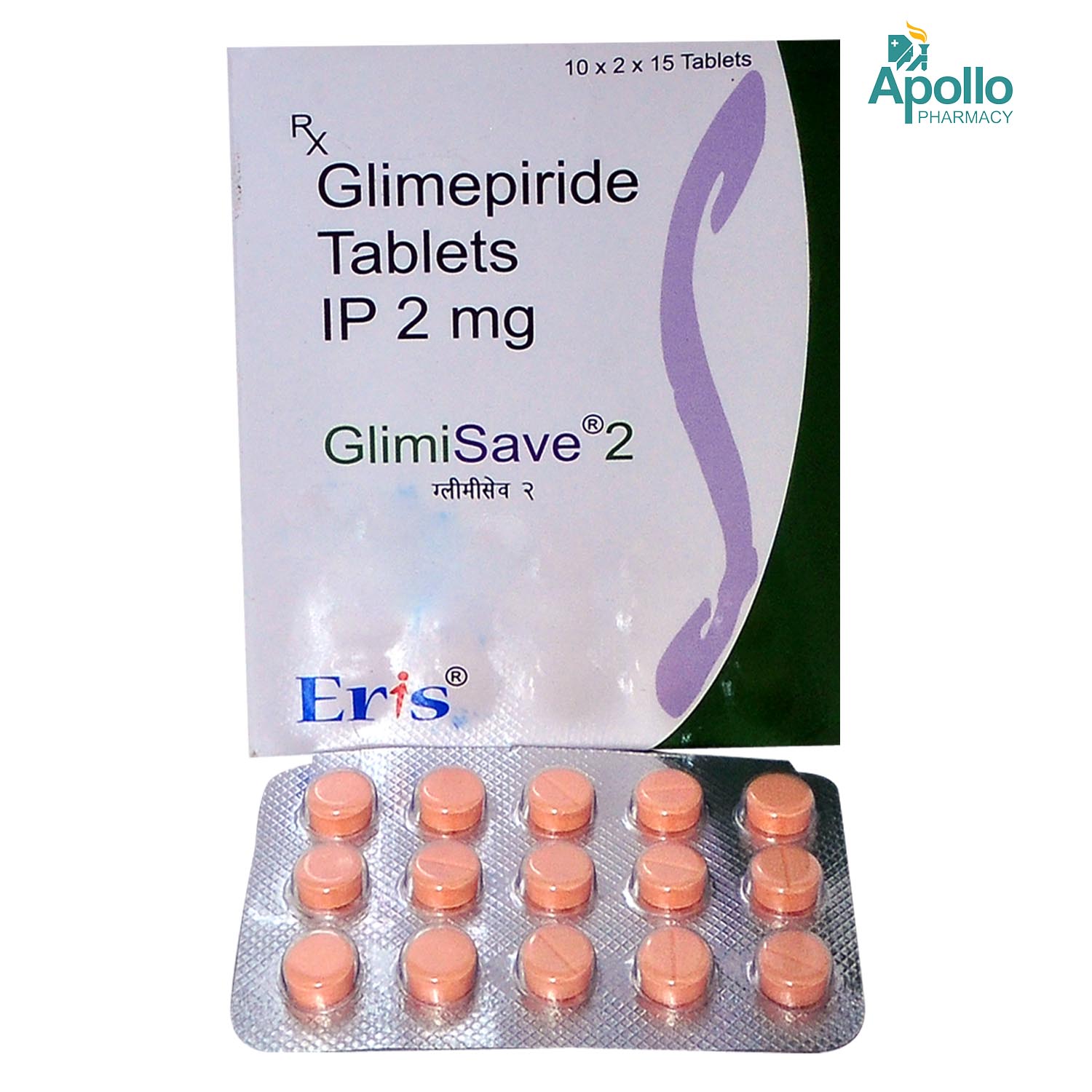 Glimisave 2 Tablet 15's Price, Uses, Side Effects, Composition - Apollo ...